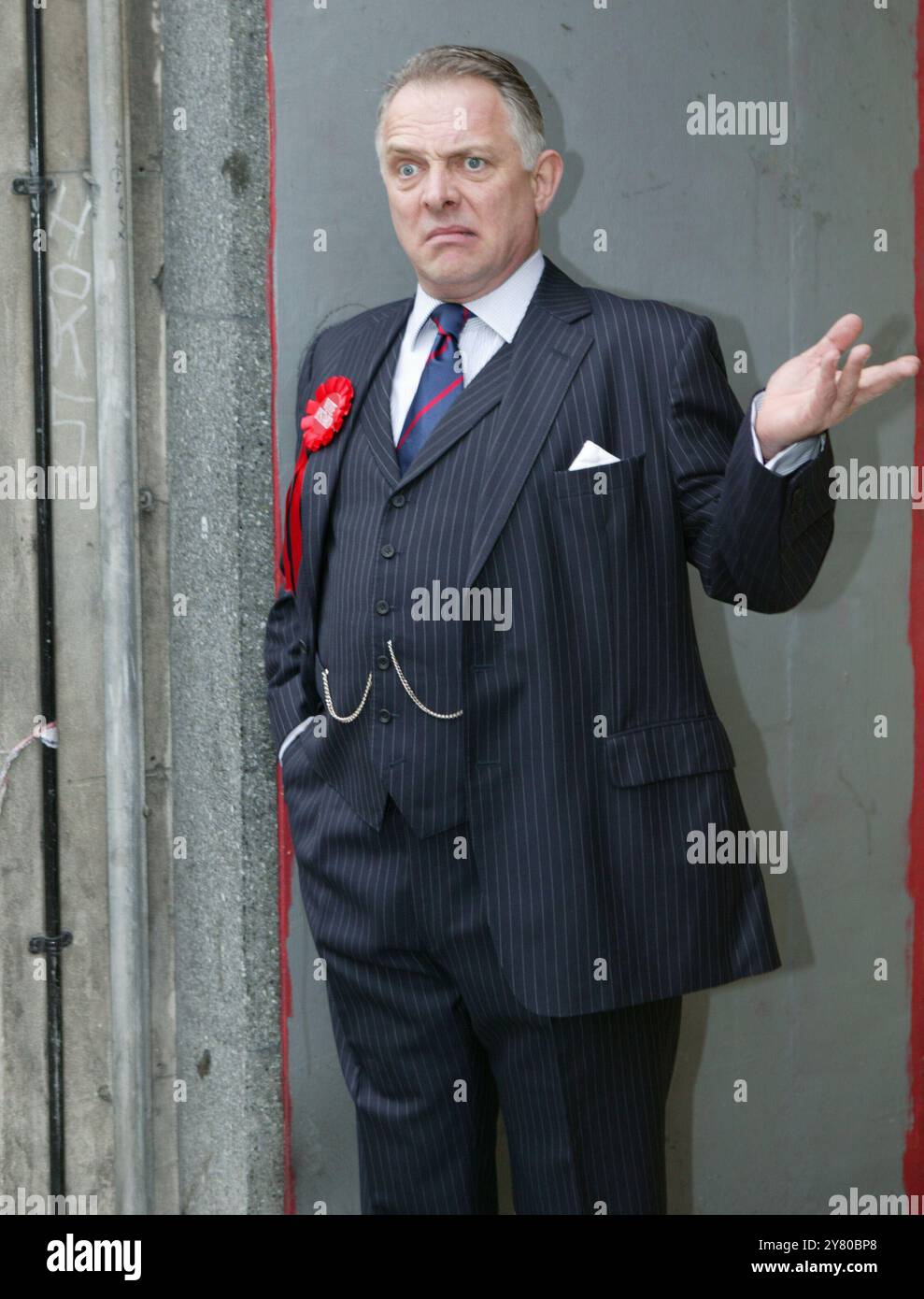 The actor Rik Mayall as MP B’Stard Stock Photo - Alamy