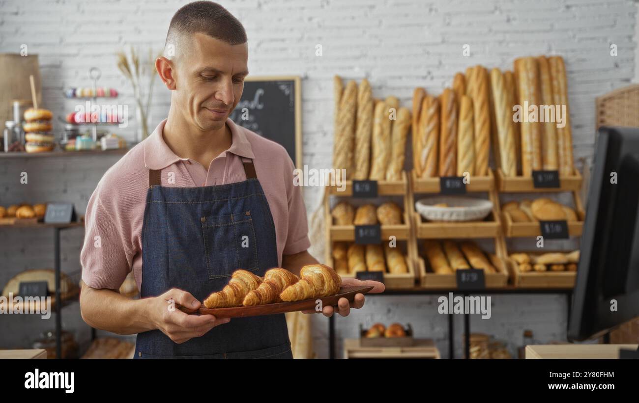Croissants on the shelves hi-res stock photography and images - Alamy