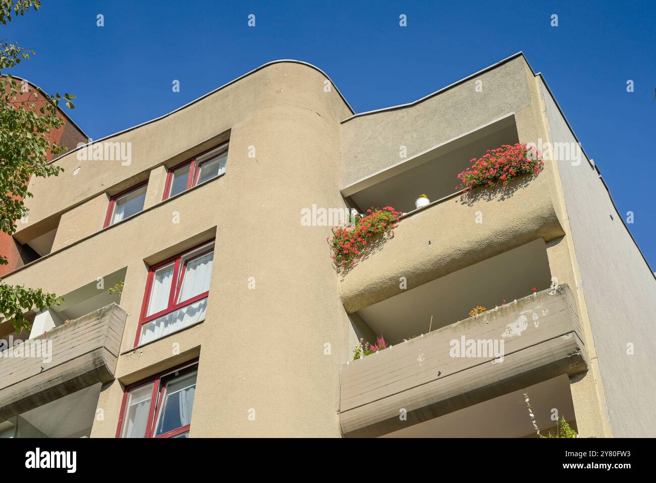Wohnhaus aus Beton im Stil des Brutalismus, Fehlerstraße, Wilmersdorf ...