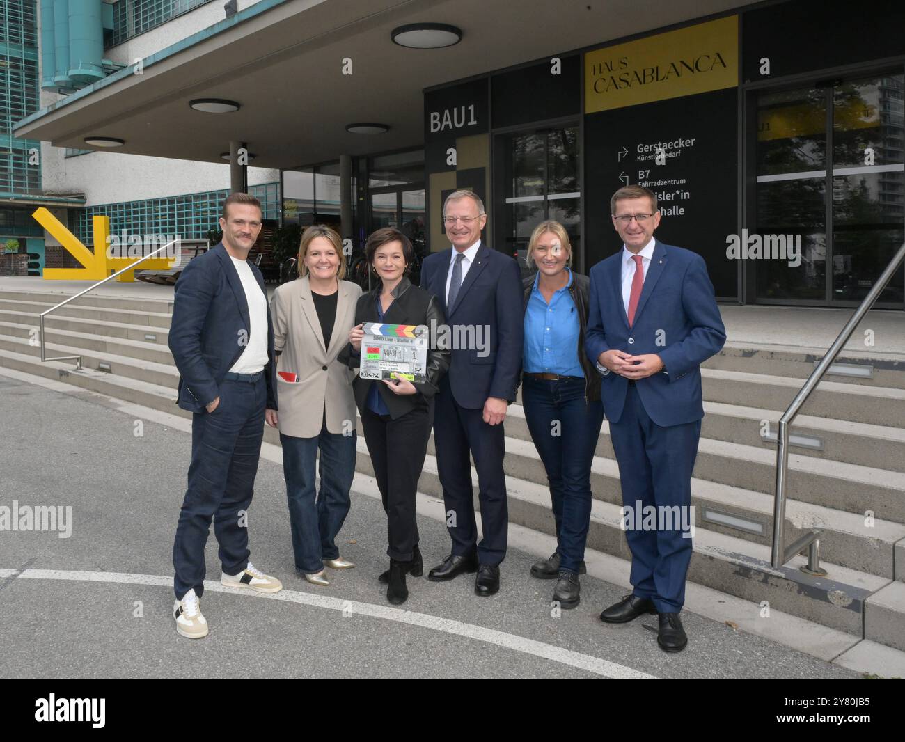Setbesuch zur Fernsehserie SOKO LInz , des ORF/ZDF, in der alten ...