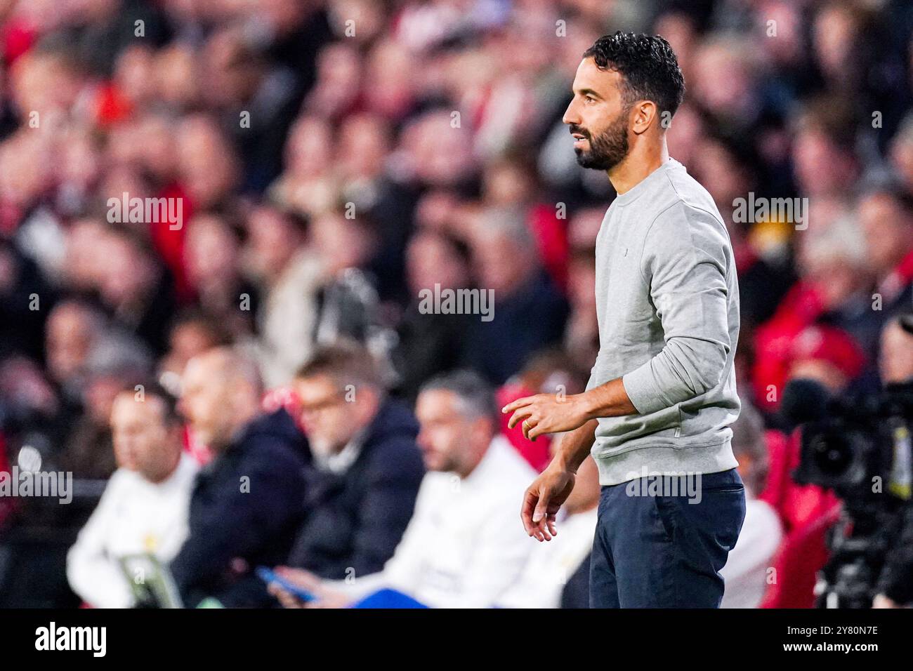 Coach Ruben Amorim of Sporting Clube de Portugal during the UEFA ...