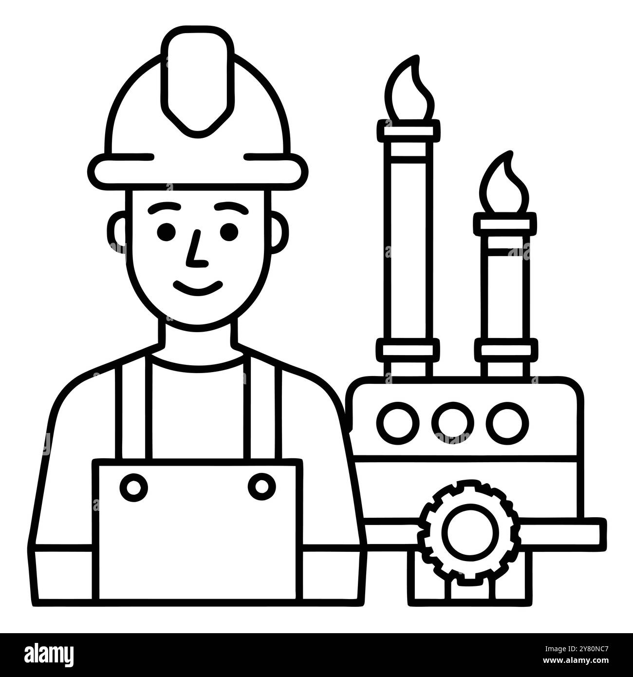 Factory Machine Drawing