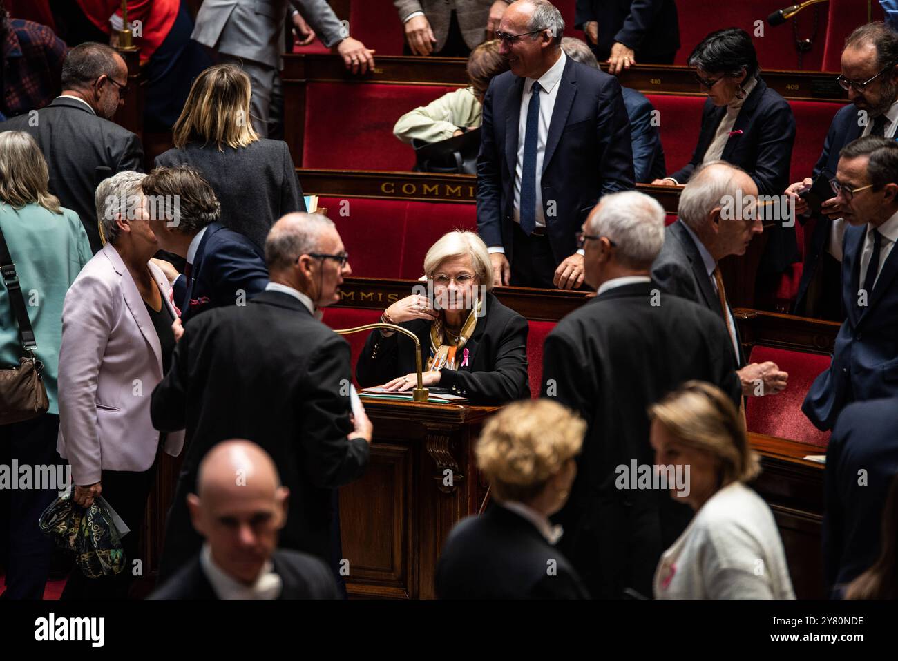 FRANCE-POLITICS-GOVERNMENT-PARLIAMENT Catherine Vautrin, Minister for ...