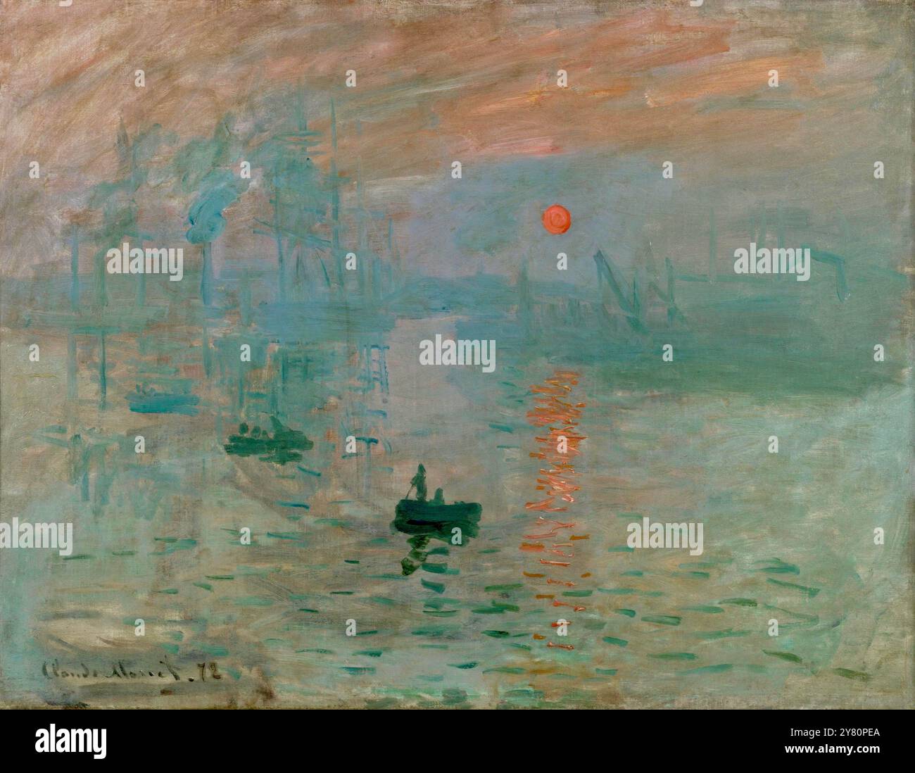 Claude monet sunrise hi-res stock photography and images - Alamy