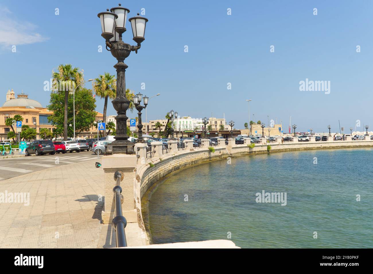 This is the Bari's bayfront, one of the longest in Europe and one of ...