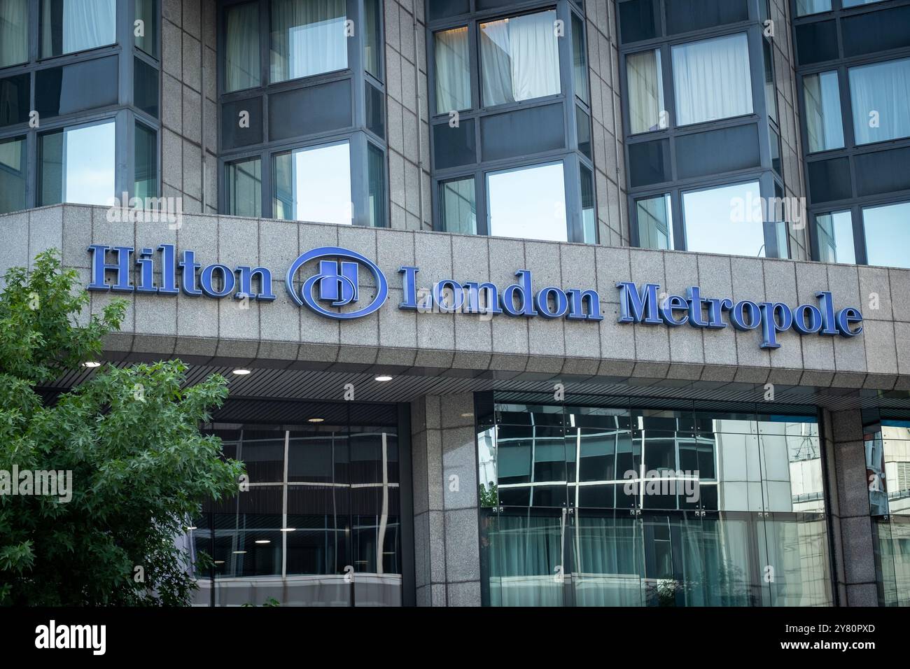LONDON- AUGUST 26, 2024: Hilton London Metropole hotel on Edgware Road ...