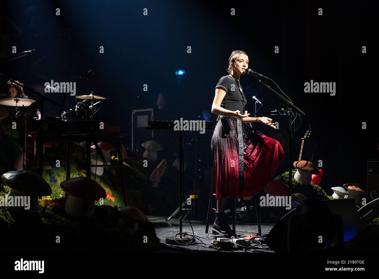 Singer Pomme at the 'Nuits de Champagne' festival in Troyes on October ...