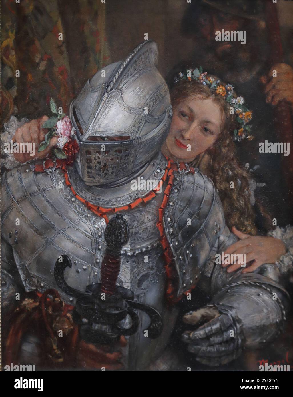 Blind Man's Buff by German realist painter Adolph Menzel at the ...