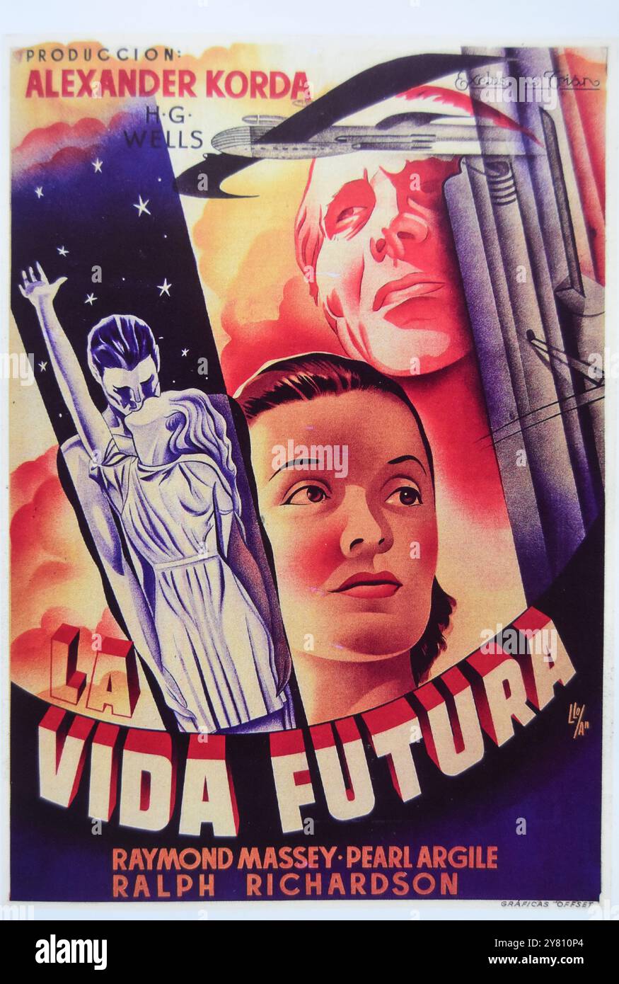Things to Come, 1936. British science fiction film directed by William ...