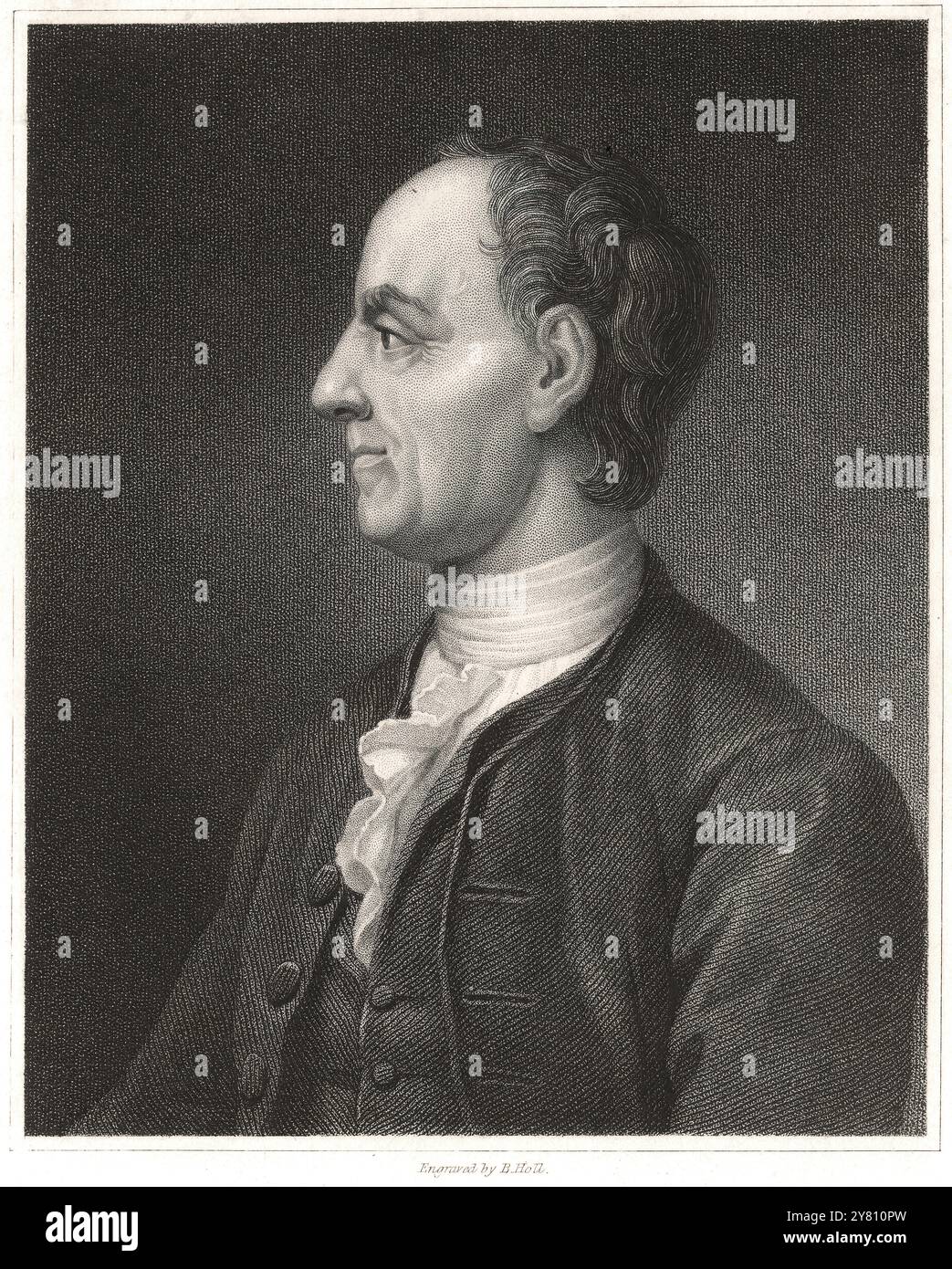 Portrait of Leonhard Euler(1707-1783) Historical Engraving Stock Photo ...