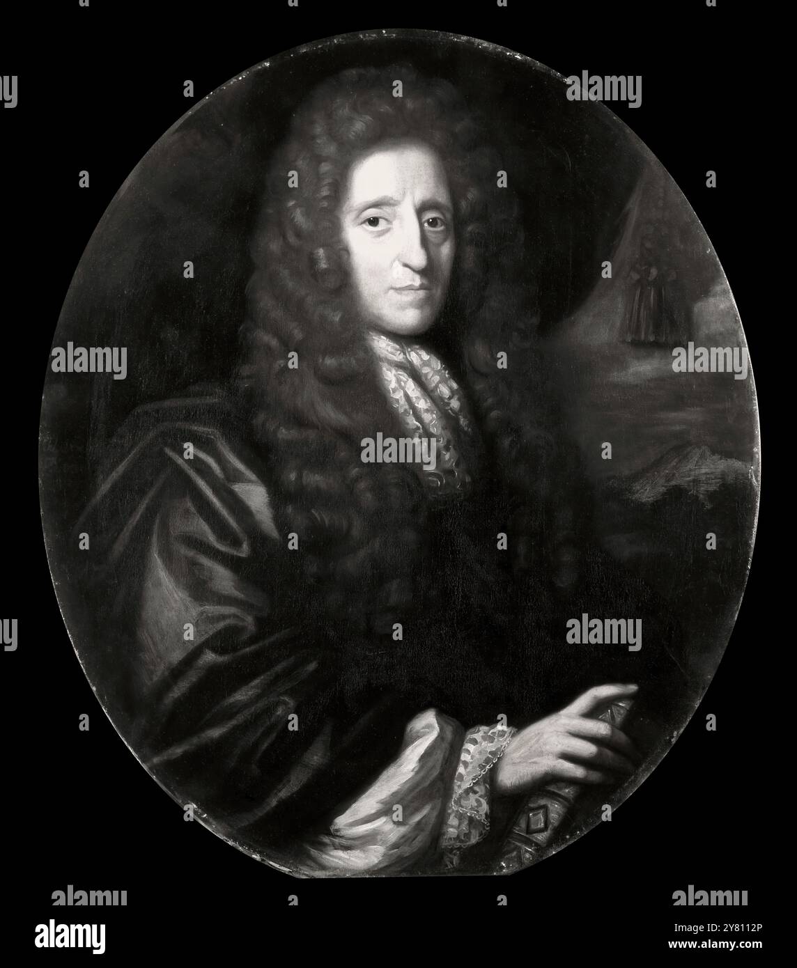 John Locke (1632-1704) - Portrait, Historical engraving Stock Photo - Alamy
