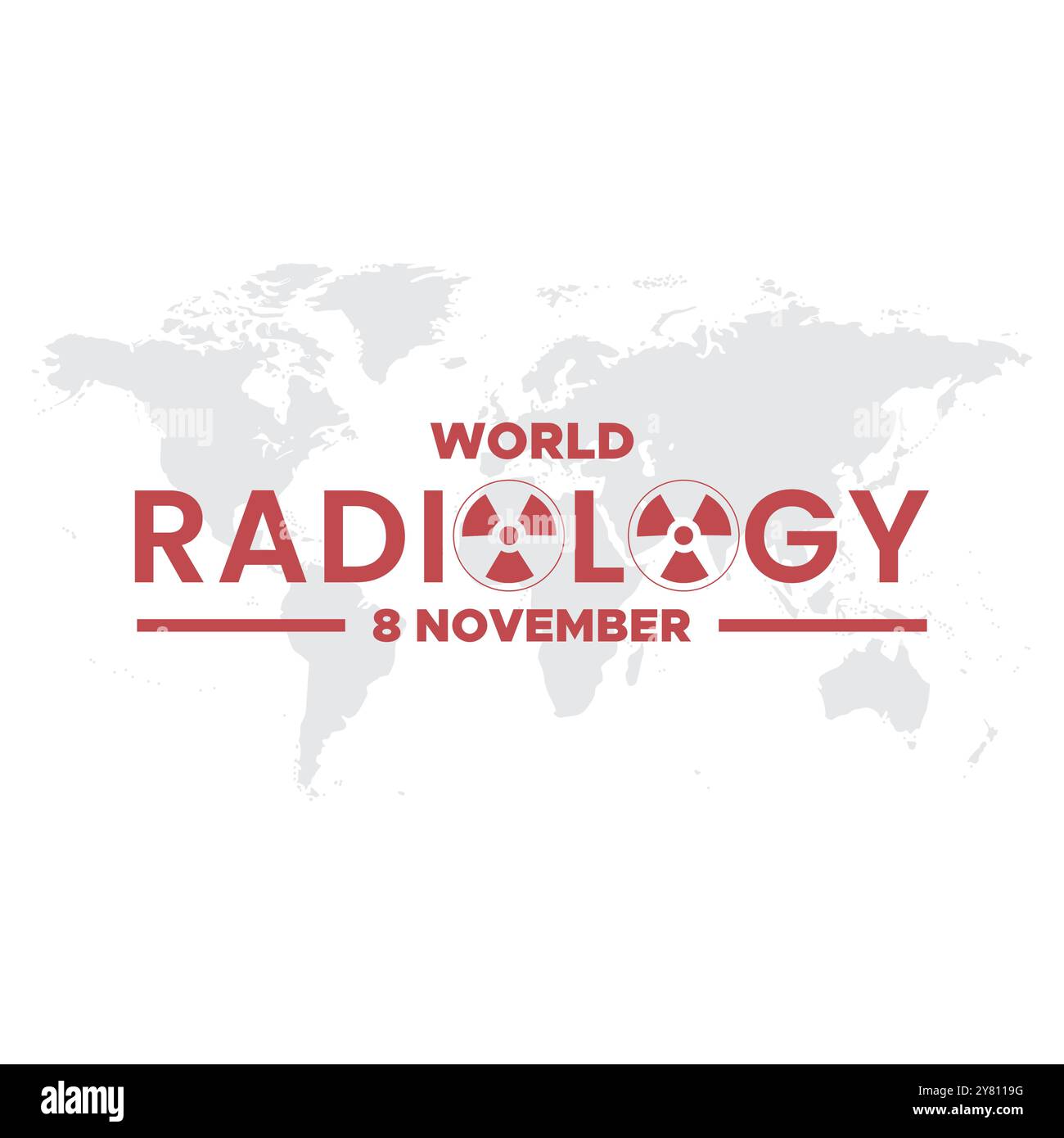 World Radiography Day. 8th November. greeting card, social media post ...