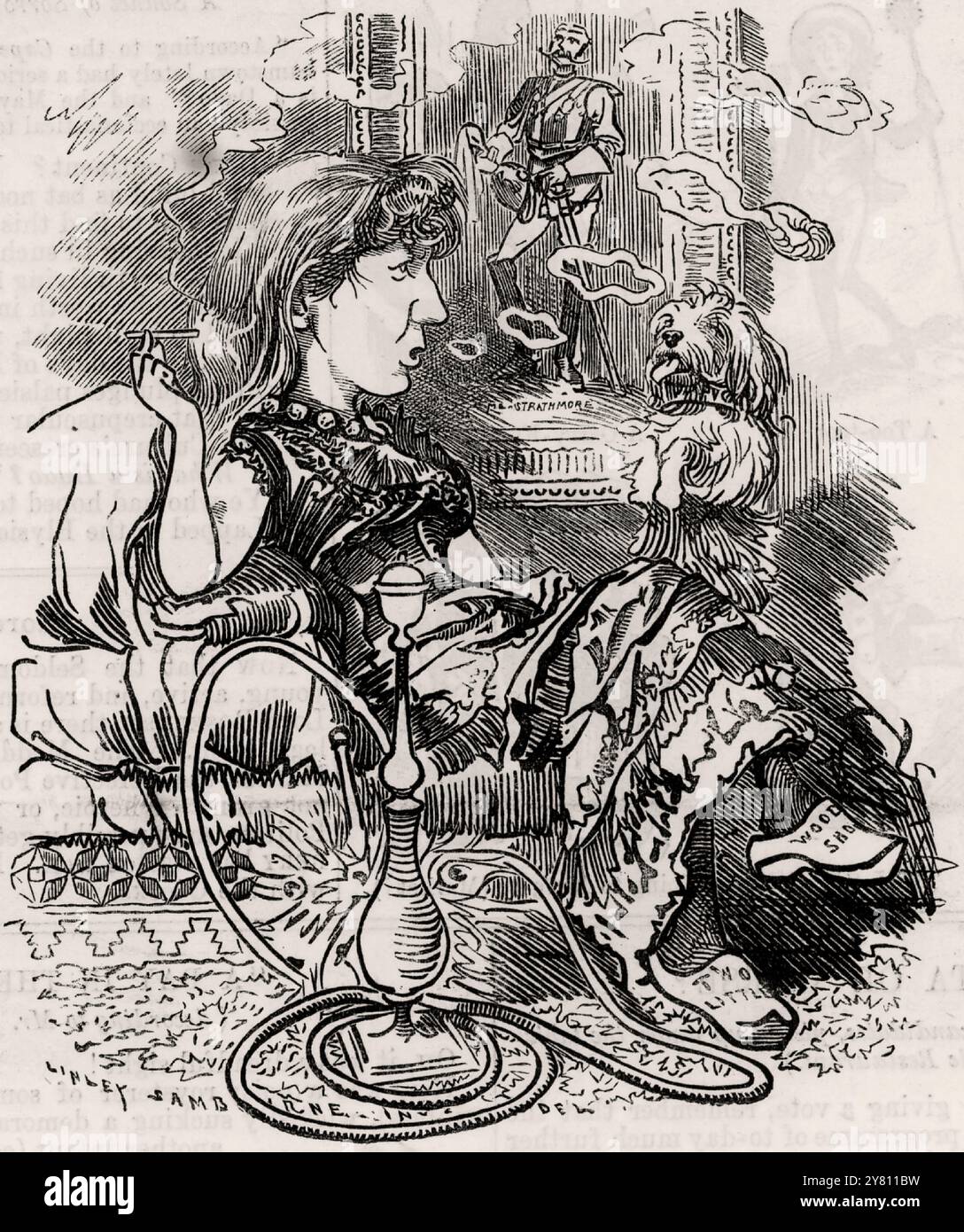 Ouida (1839-1908) - Portrait, Historical engraving Stock Photo - Alamy