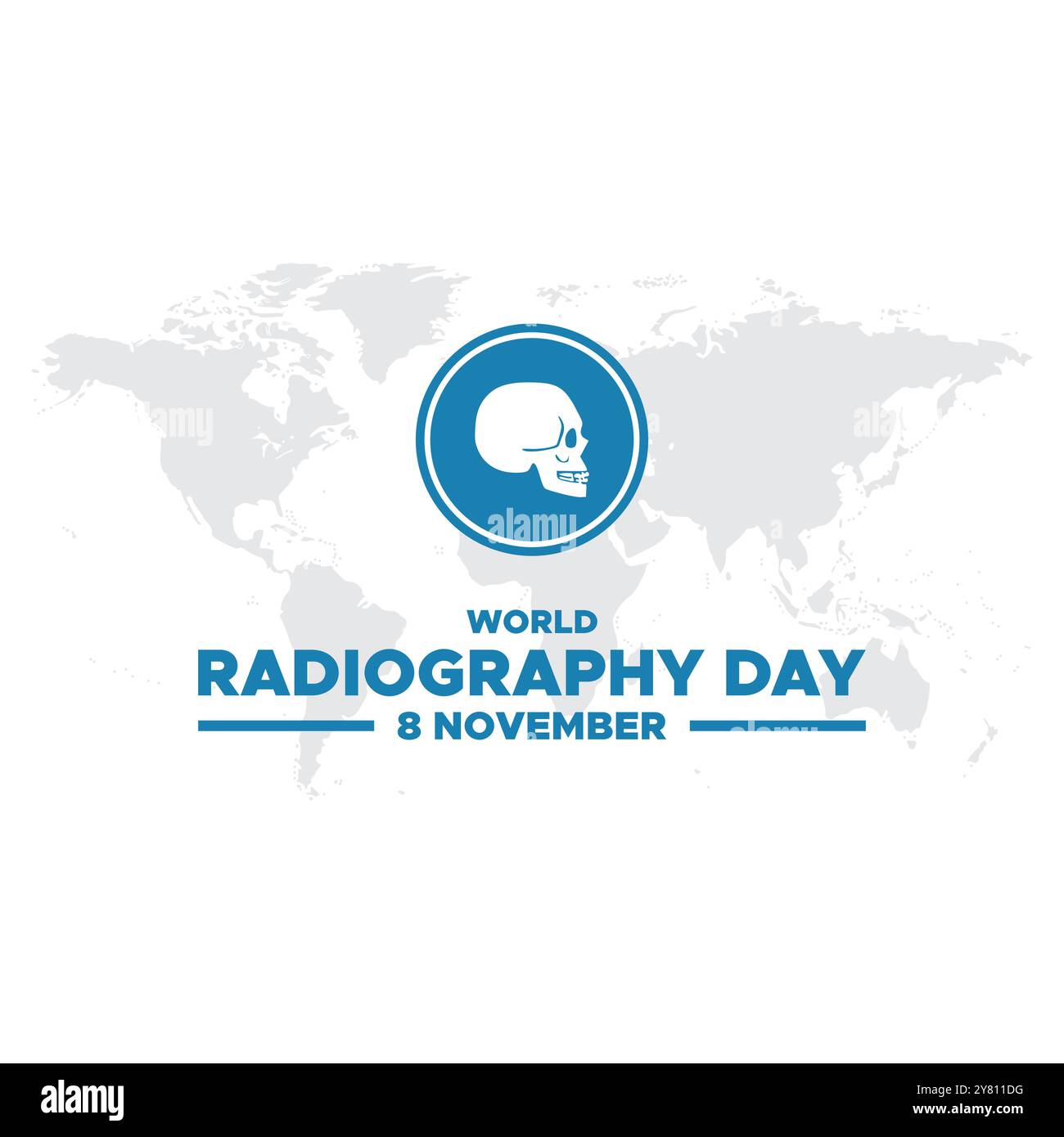 World Radiography Day. 8th November. greeting card, social media post ...