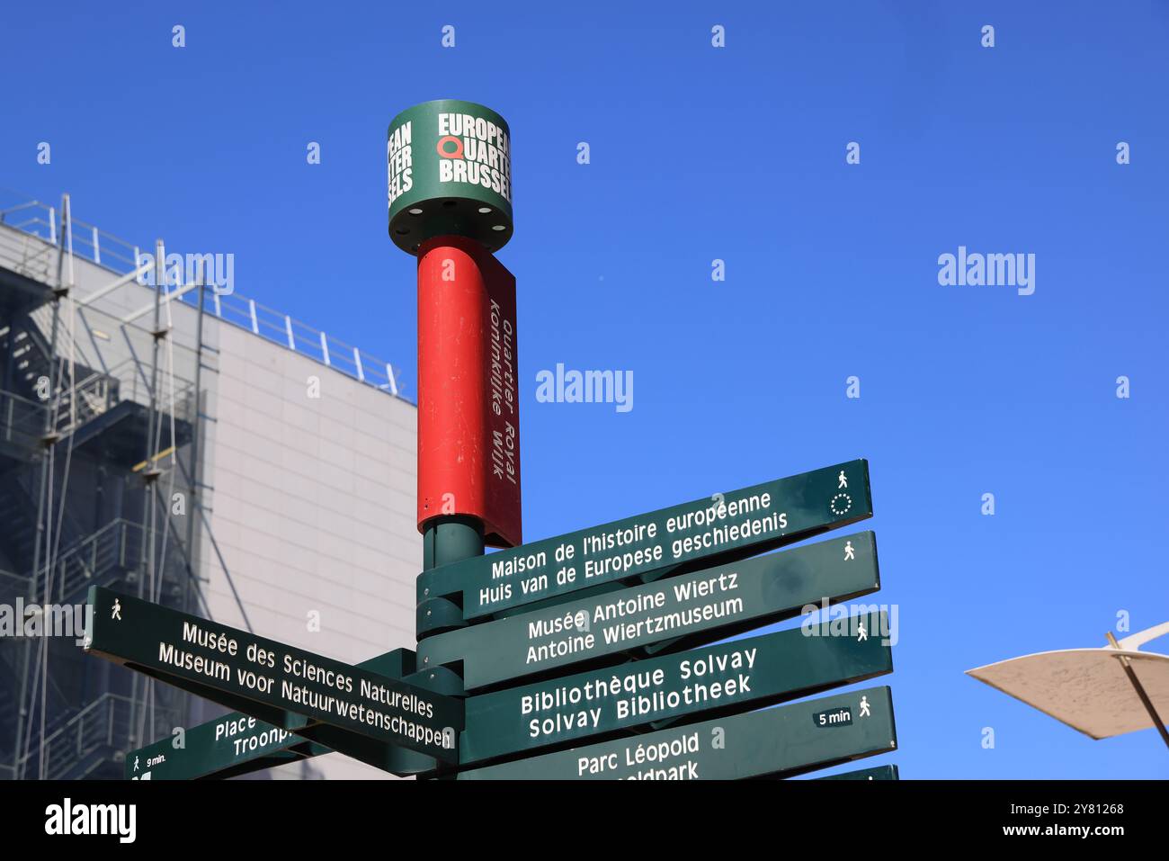 European Parliament Quarter in Brussels, Belgium Stock Photo - Alamy