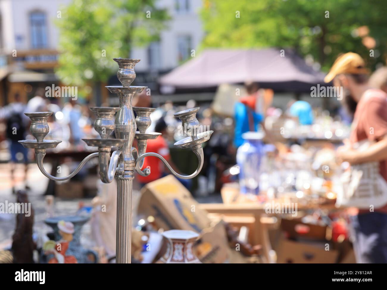 The most famous flea market Jeu de Balle, known as 'the old market' on ...