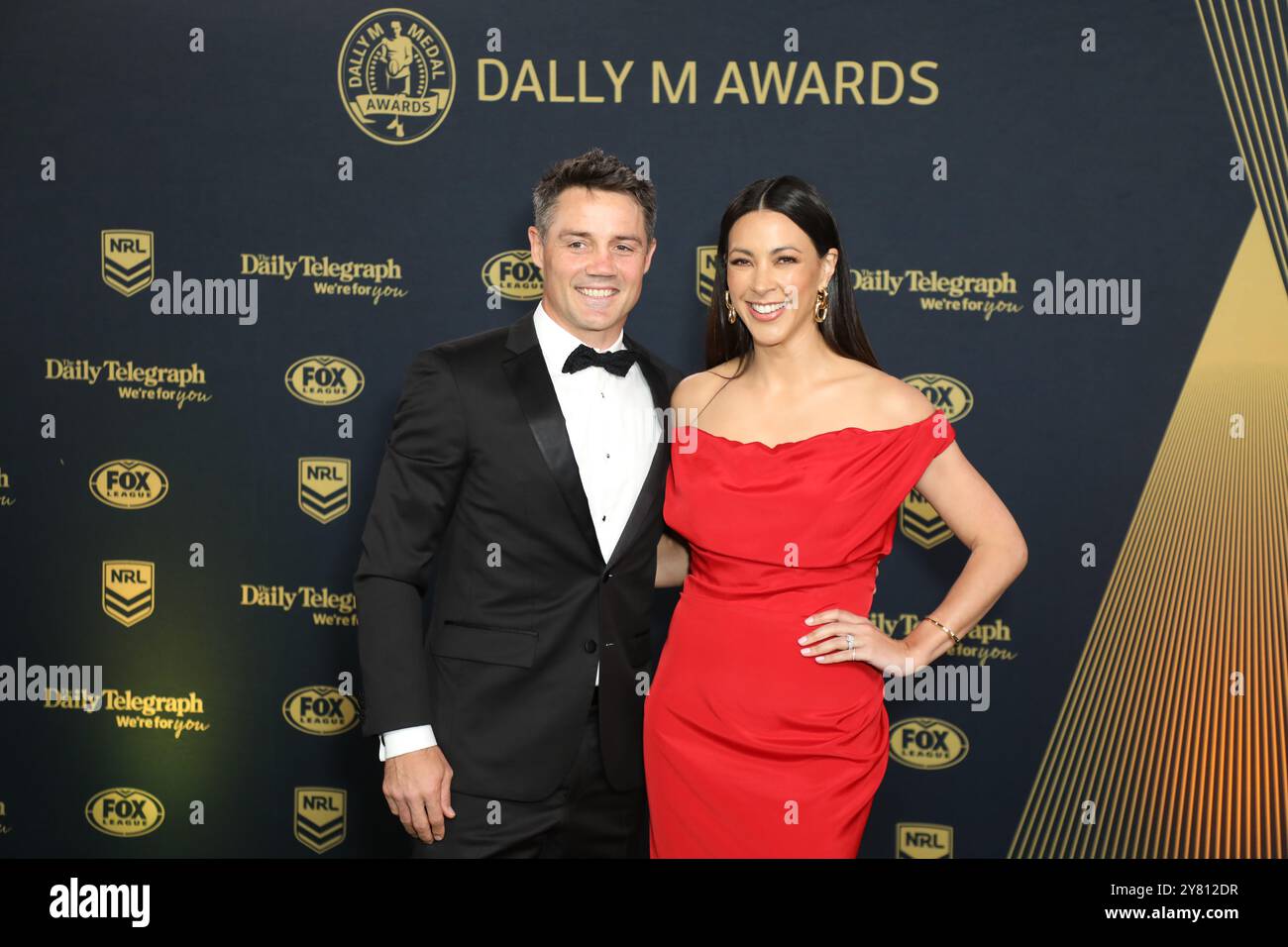 Sydney, Australia. 2nd October 2024. Cooper Cronk and Tara Rushton on ...