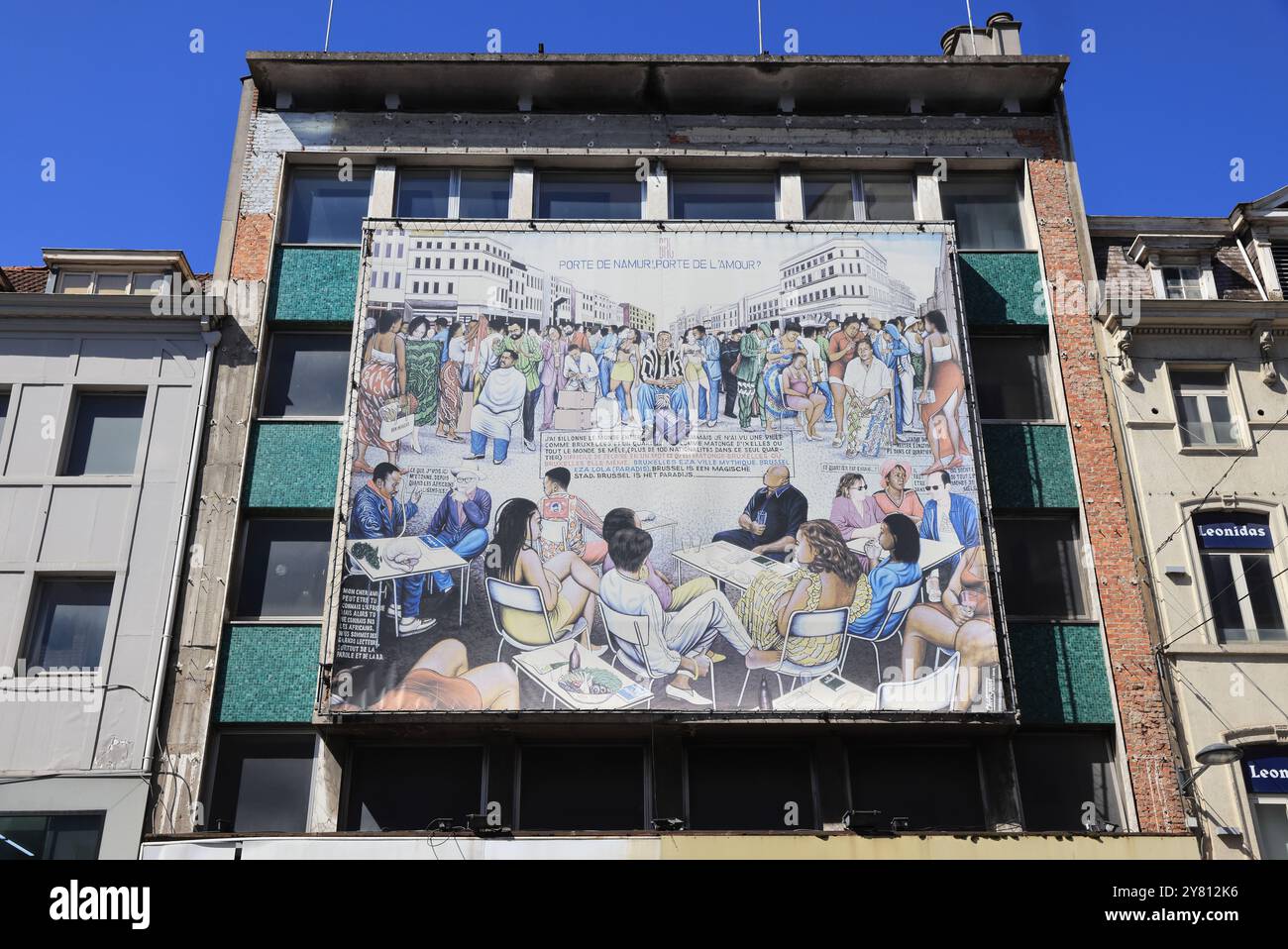 Matonge, neighbourhood in Ixelles & Brussel's African district, Belgium ...