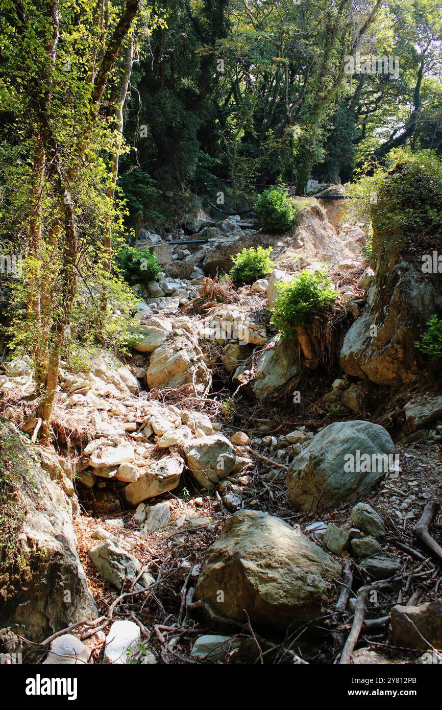 The path of the centaurs (after Cyclone Daniel) Portaria Pelion Greece ...