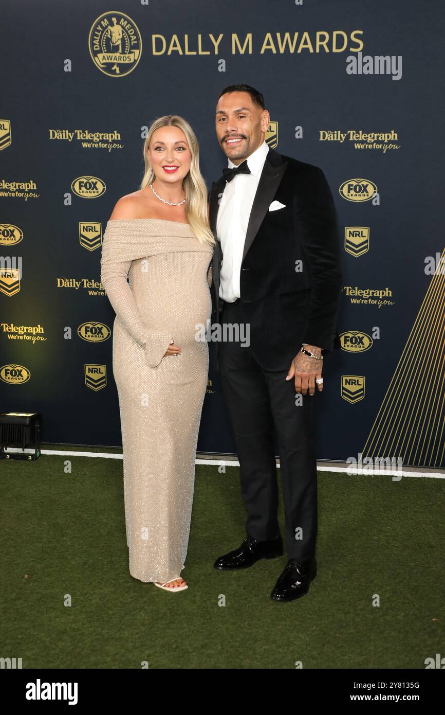 Sydney, Australia. 2nd October 2024. Jesse Ramien of the Sharks and ...