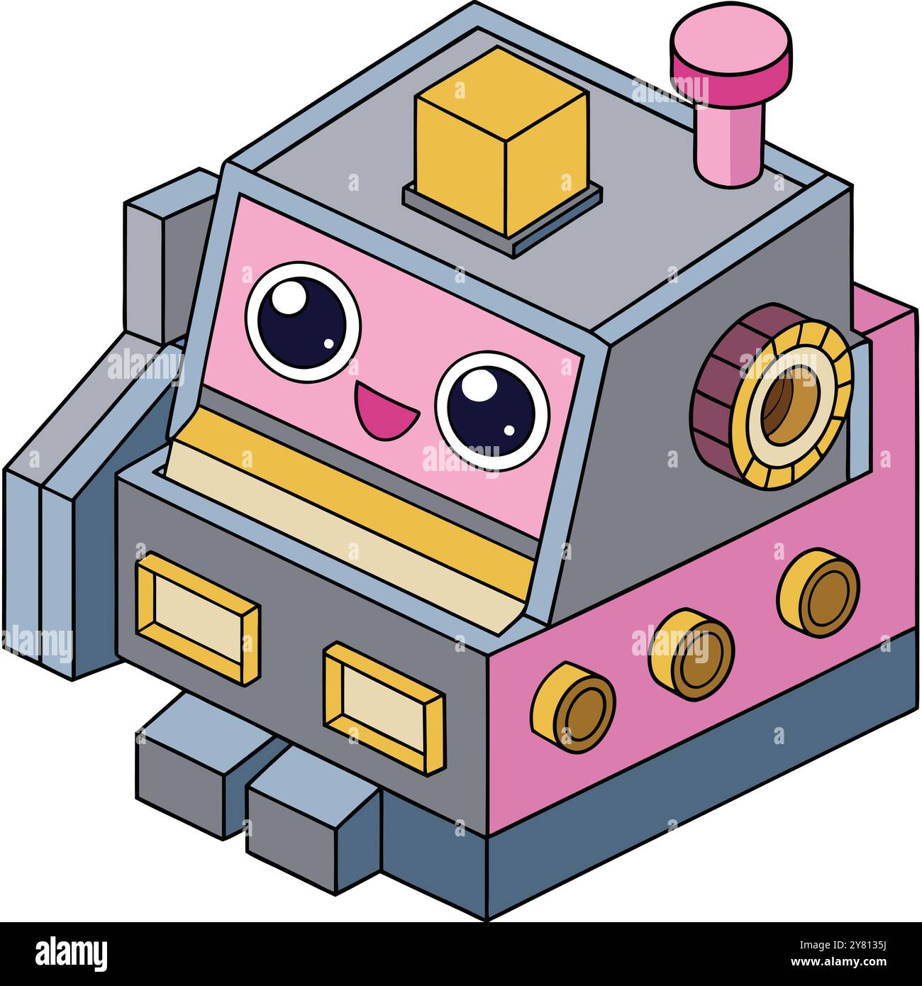Friendly smiling robot avatar hi-res stock photography and images - Alamy