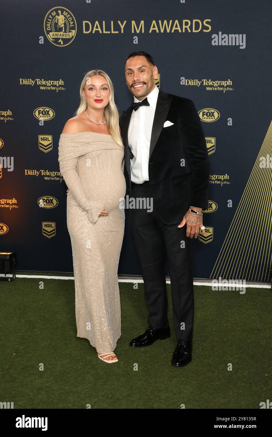 Sydney, Australia. 2nd October 2024. Jesse Ramien of the Sharks and ...