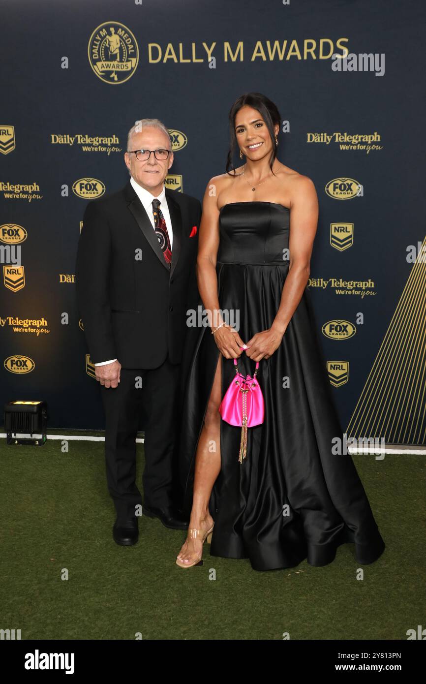 Sydney, Australia. 2nd October 2024. Tbc on the red carpet at the NRL ...