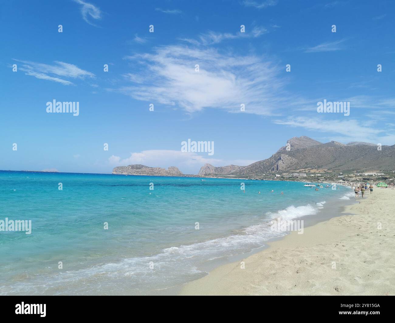 Falassarna, Greece. 10th Sep, 2024. The Falassarna Beach. Falasarna ...