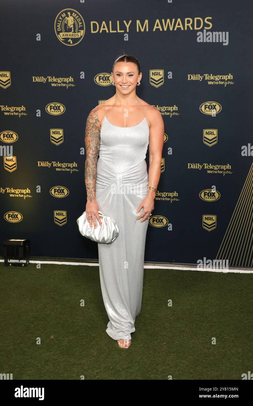 Sydney, Australia. 2nd October 2024. Tbc on the red carpet at the NRL ...