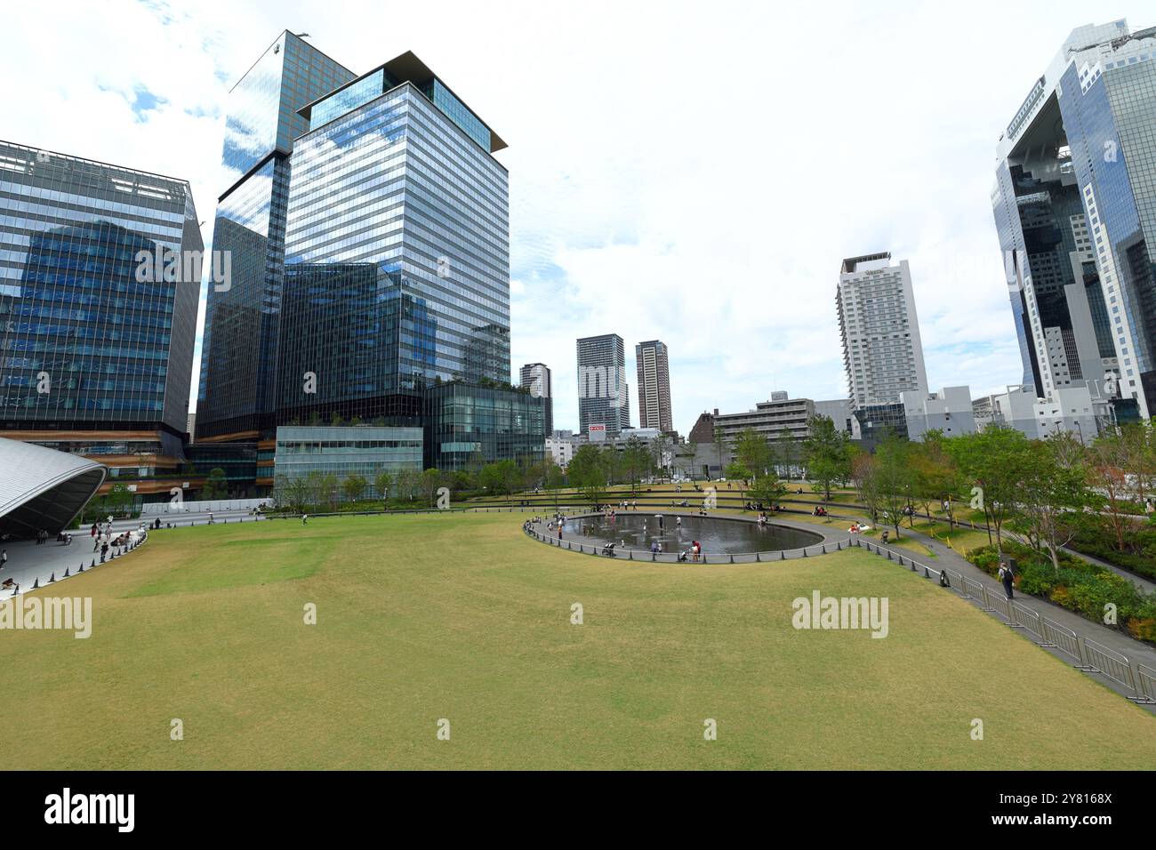 Umeda, Osaka. 24th Sep, 2024. Grass Square at Grand Green Osaka is seen ...