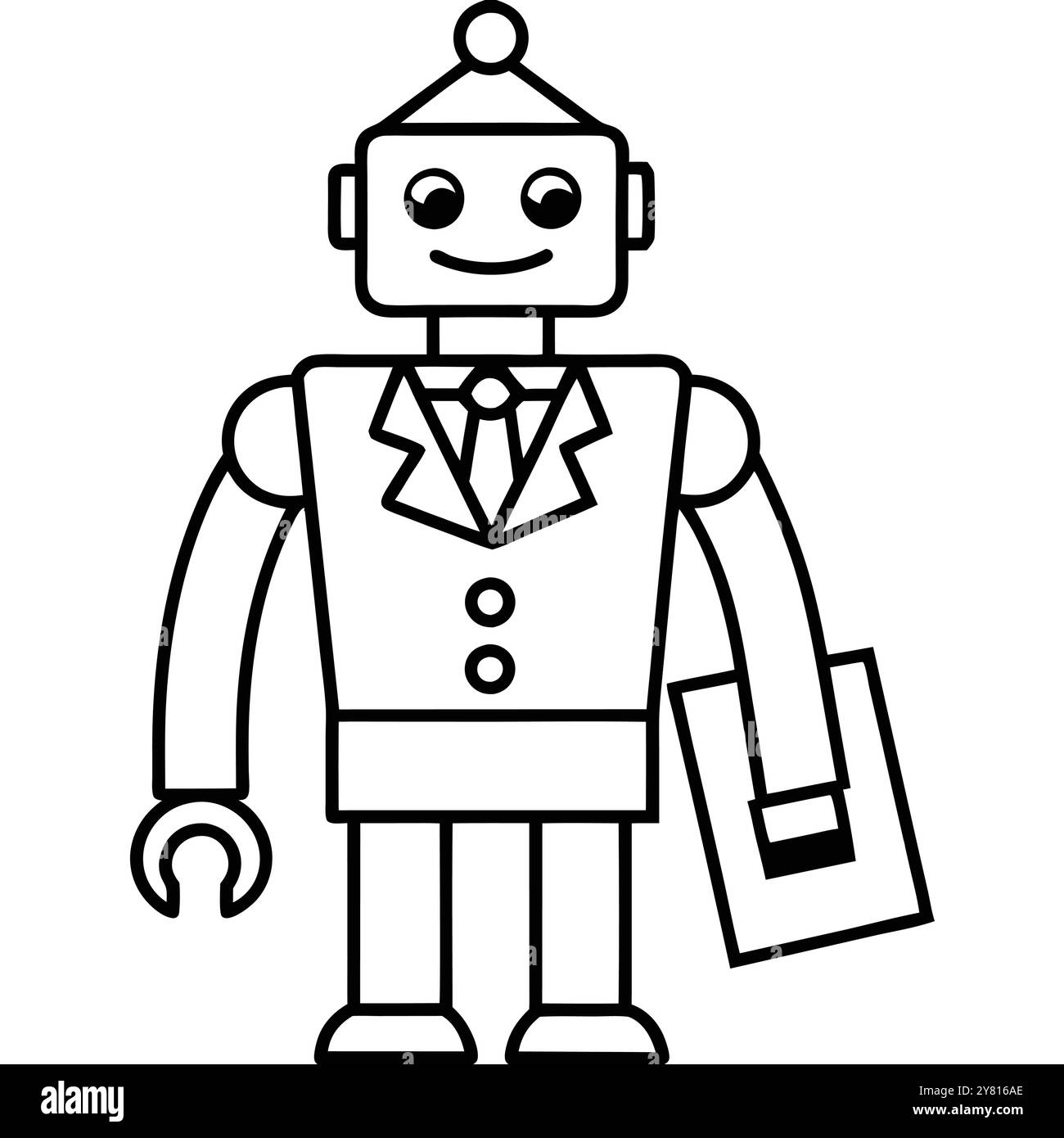 Concept of future digital transformation Black and White Stock Photos ...