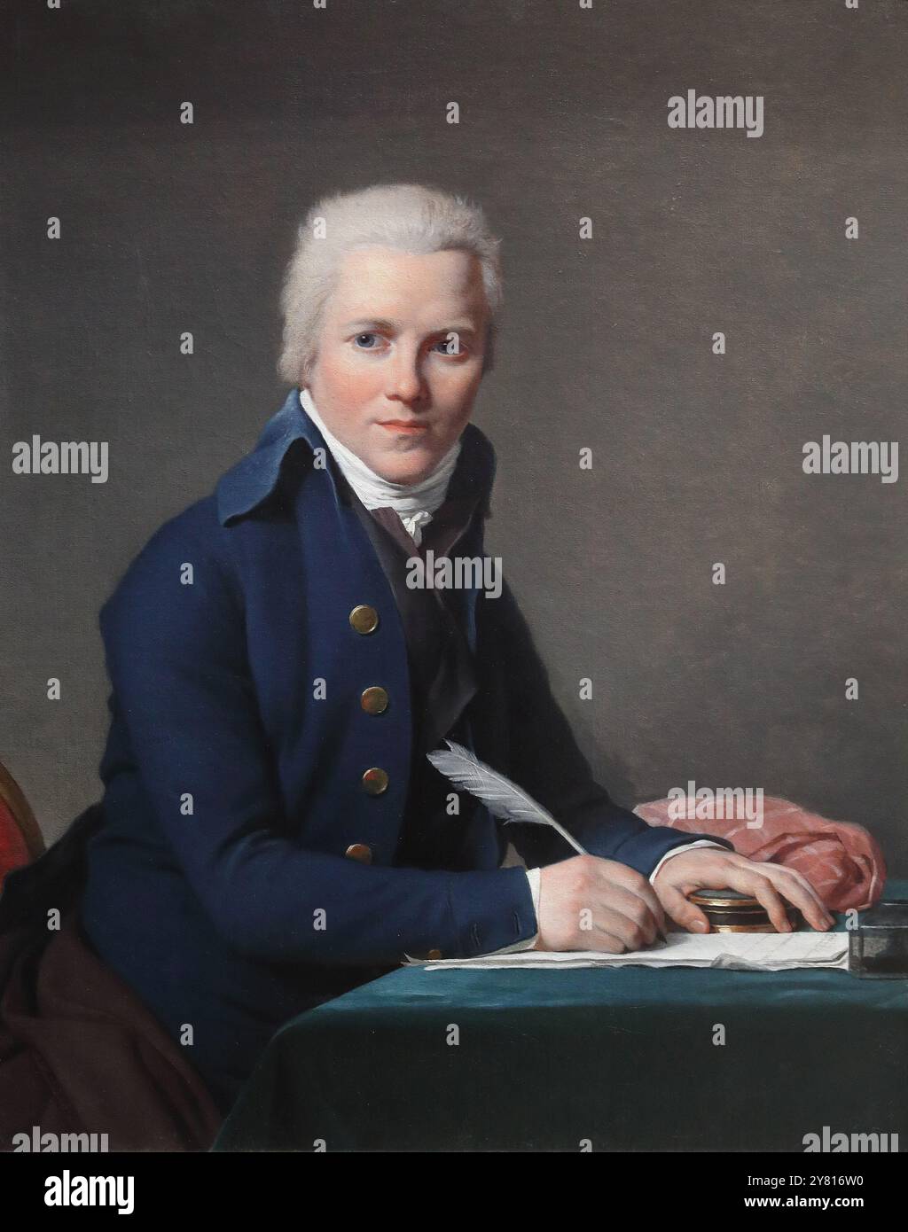 Portrait of Jacobus Blauw by French painter Jacques-Louis David at the ...