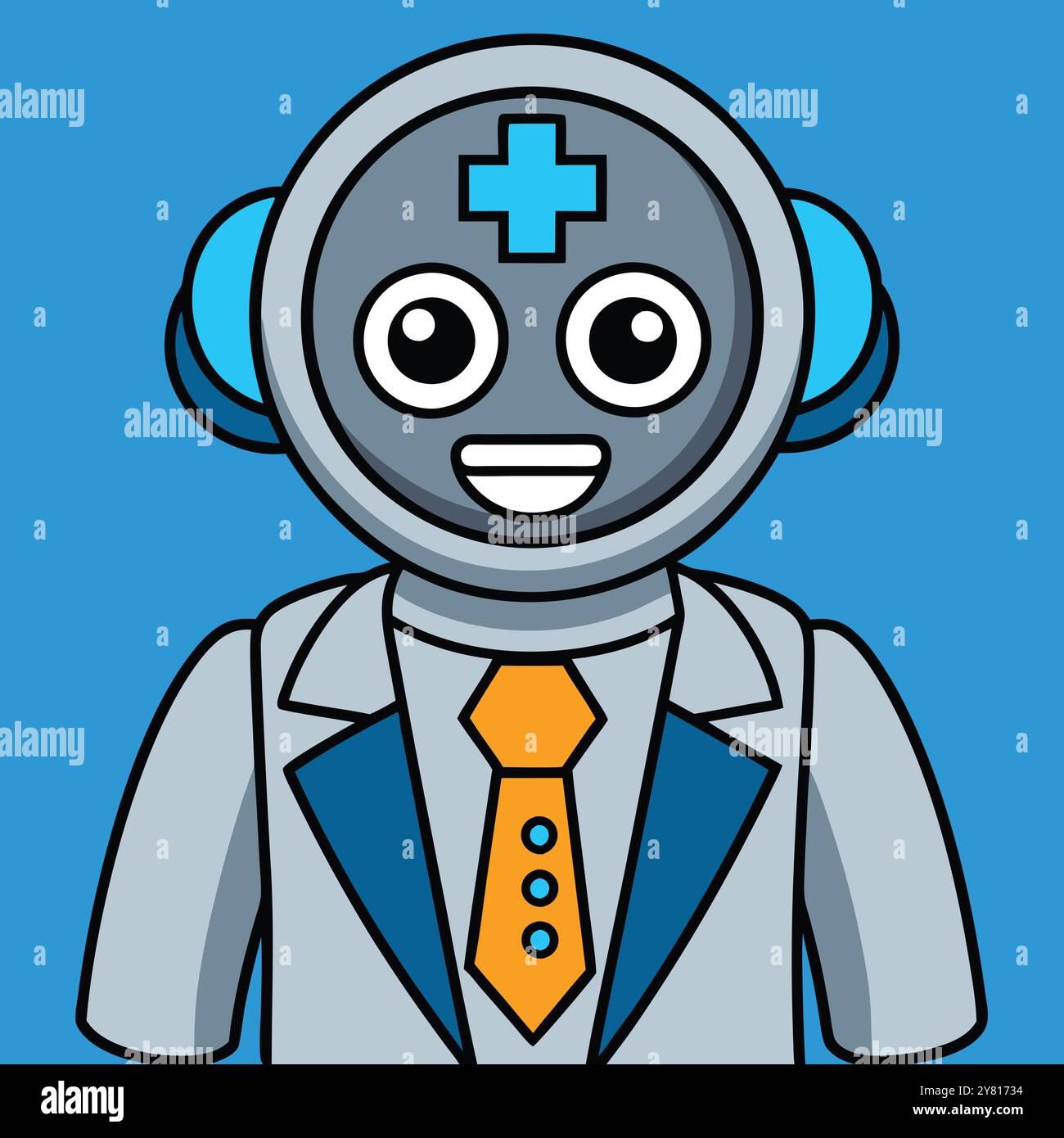 Lab tech wearing coat Stock Vector Images - Alamy