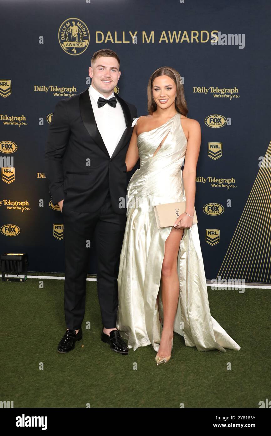 Sydney, Australia. 2nd October 2024. Hudson Young of the Canberra ...