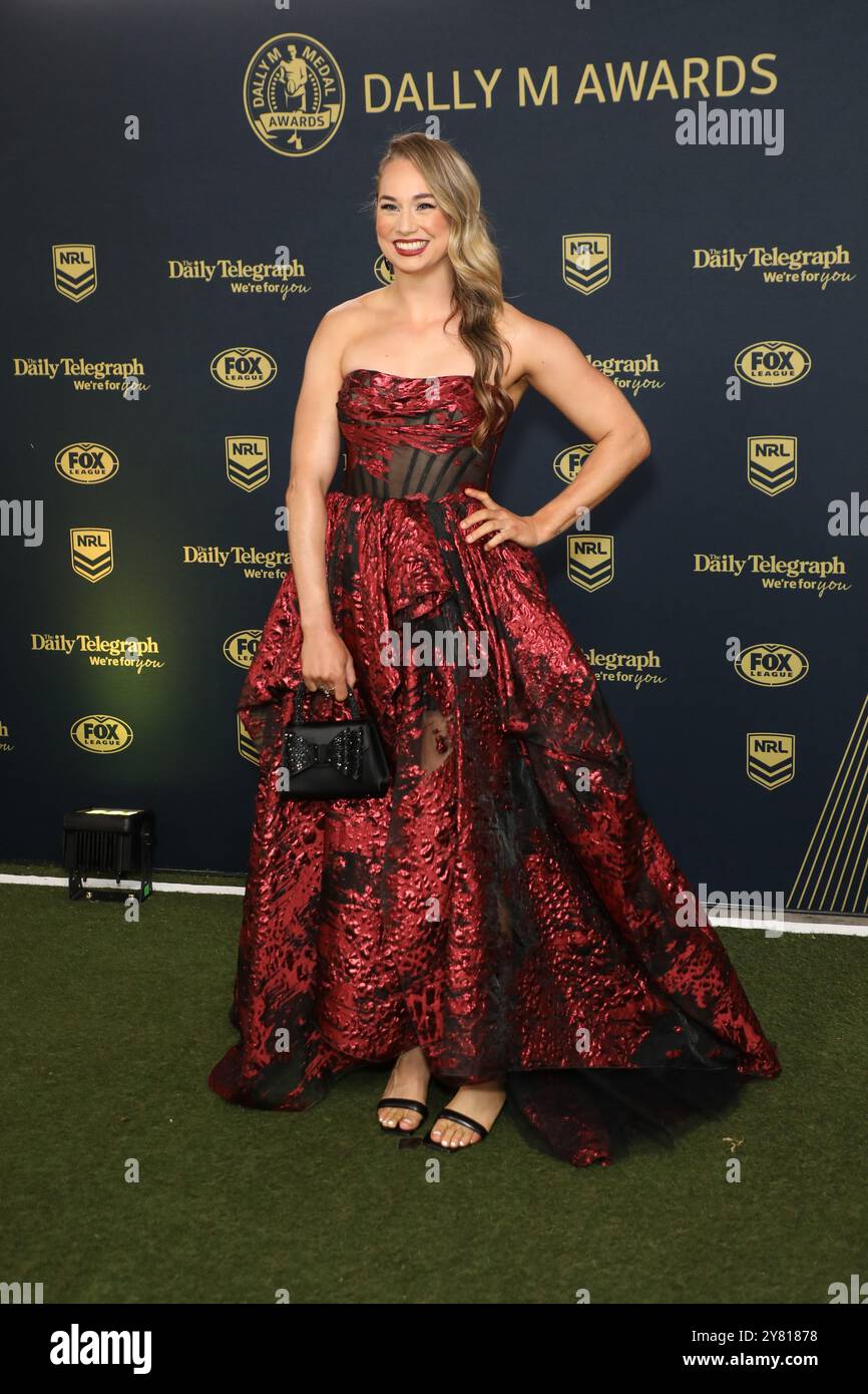 Sydney, Australia. 2nd October 2024. Kezie Apps of the Wests Tigers on ...