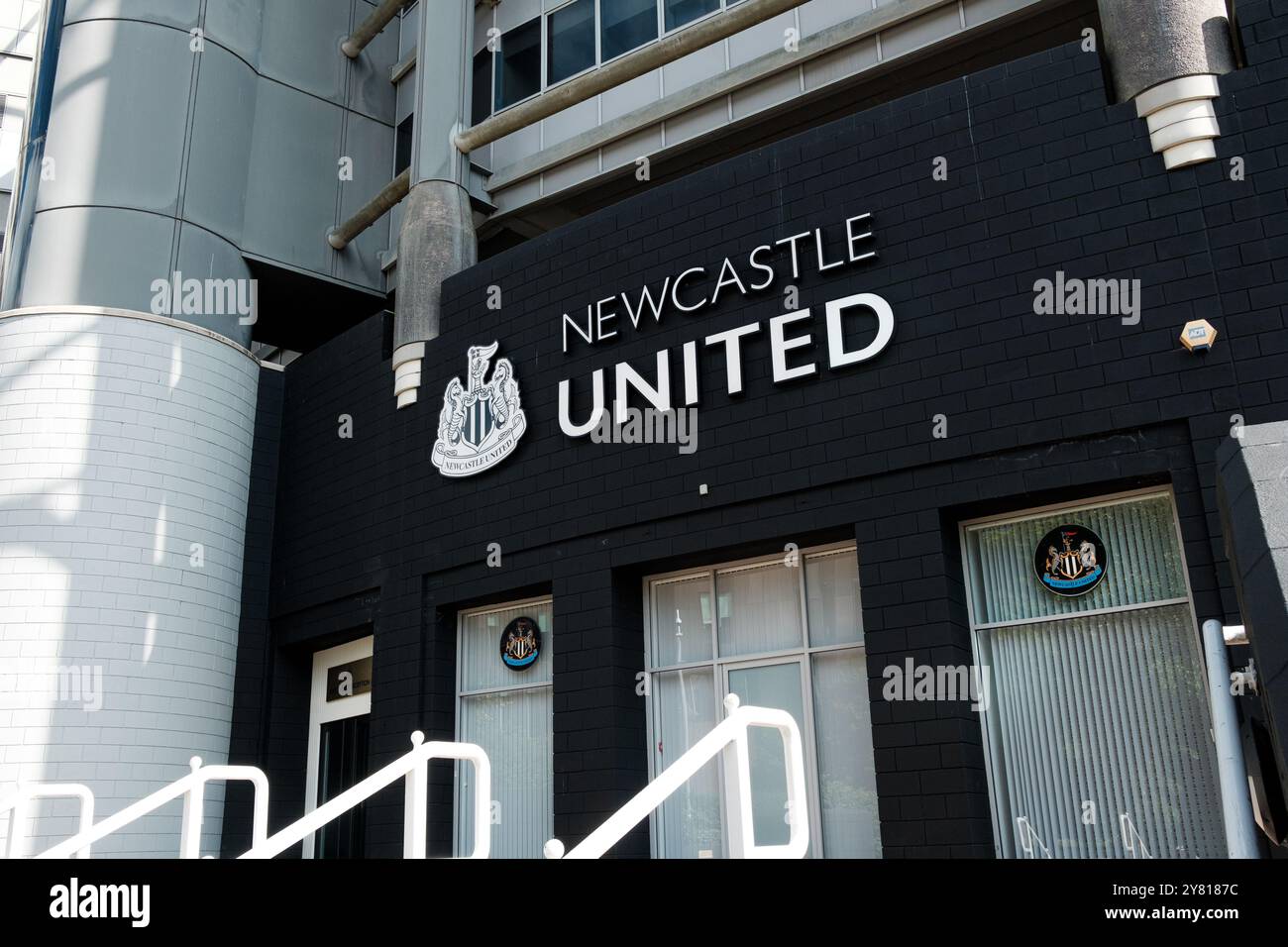 Newcastle UK: 8th June 2024: St James Park NUFC stadium exterior ...