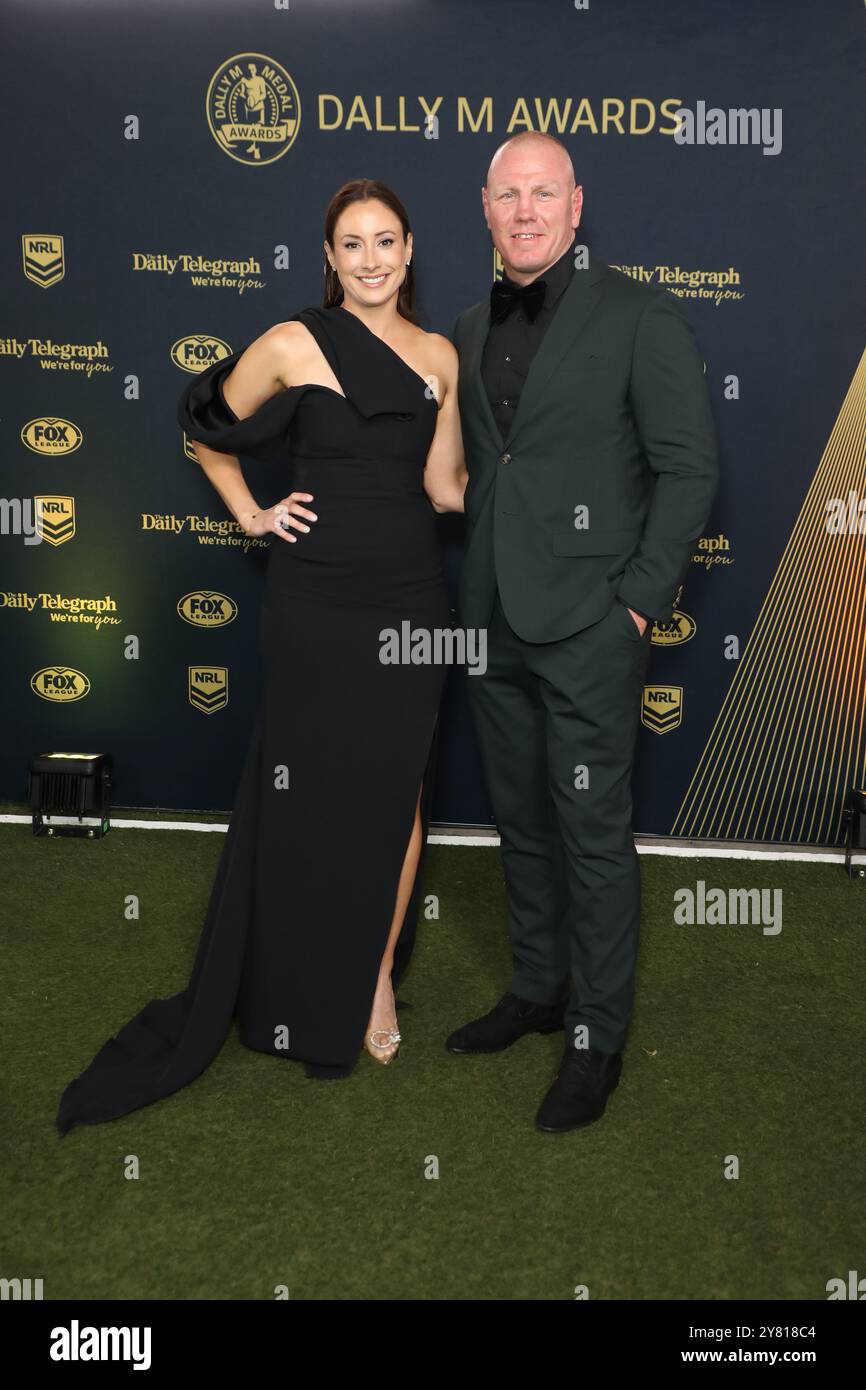 Sydney, Australia. 2nd October 2024. Former NRL player Luke Lewis and ...