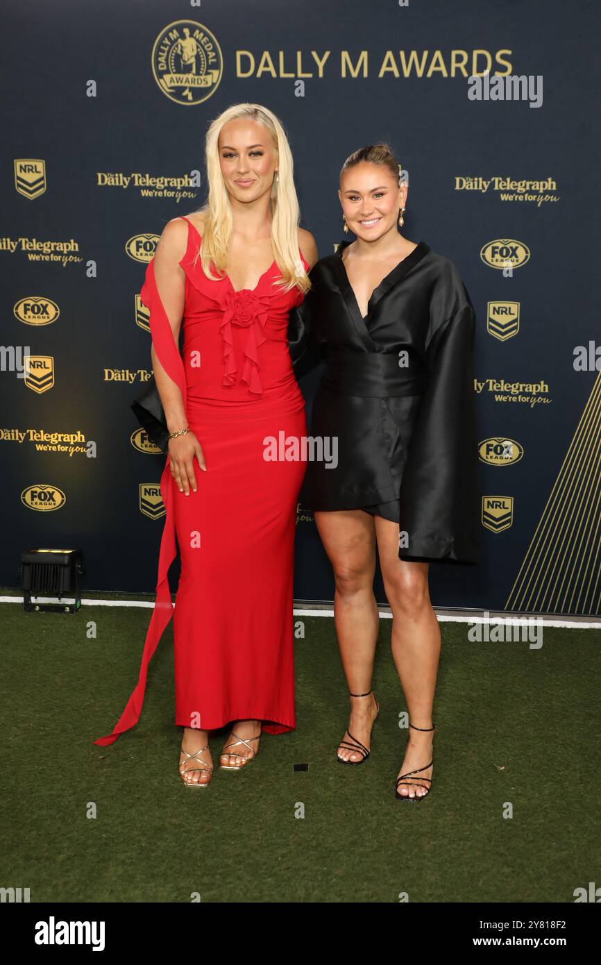 Sydney, Australia. 2nd October 2024. L-R: Jasmin Strange and Keeley ...