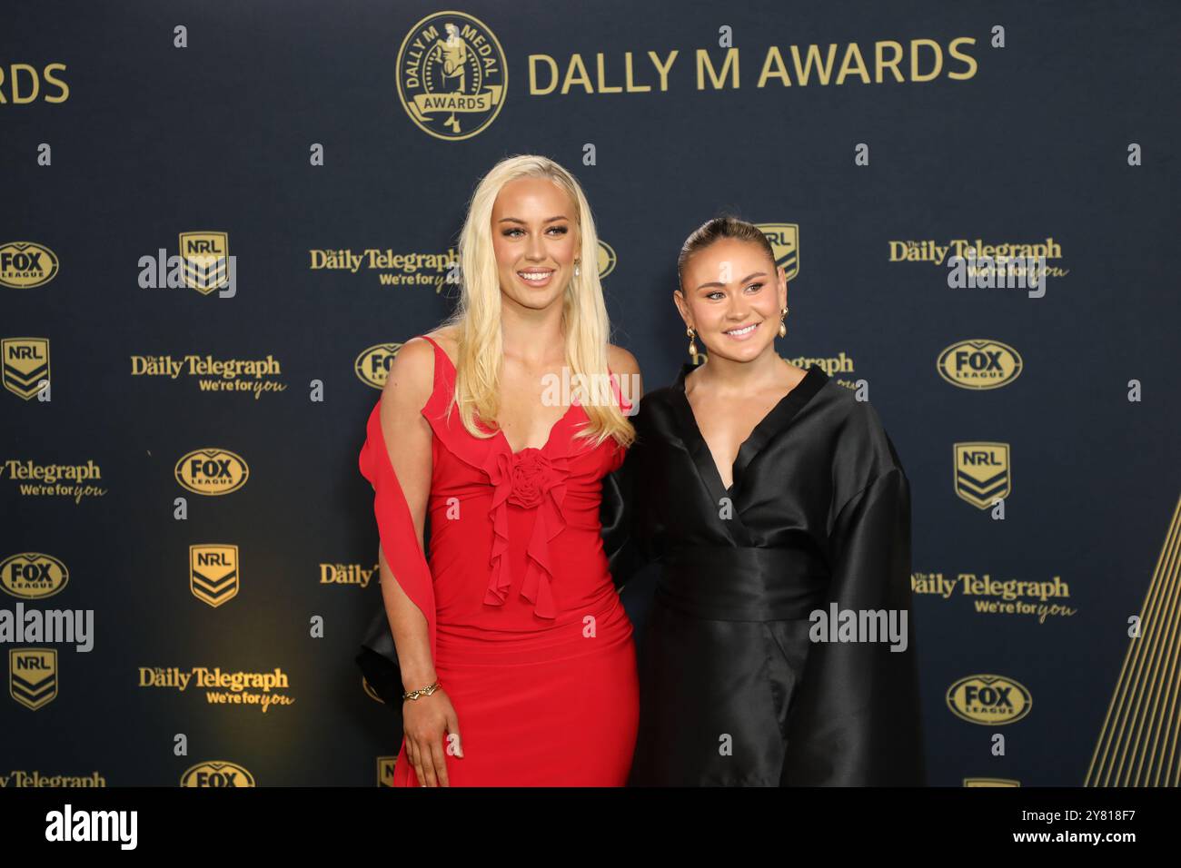 Sydney, Australia. 2nd October 2024. L-R: Jasmin Strange and Keeley ...