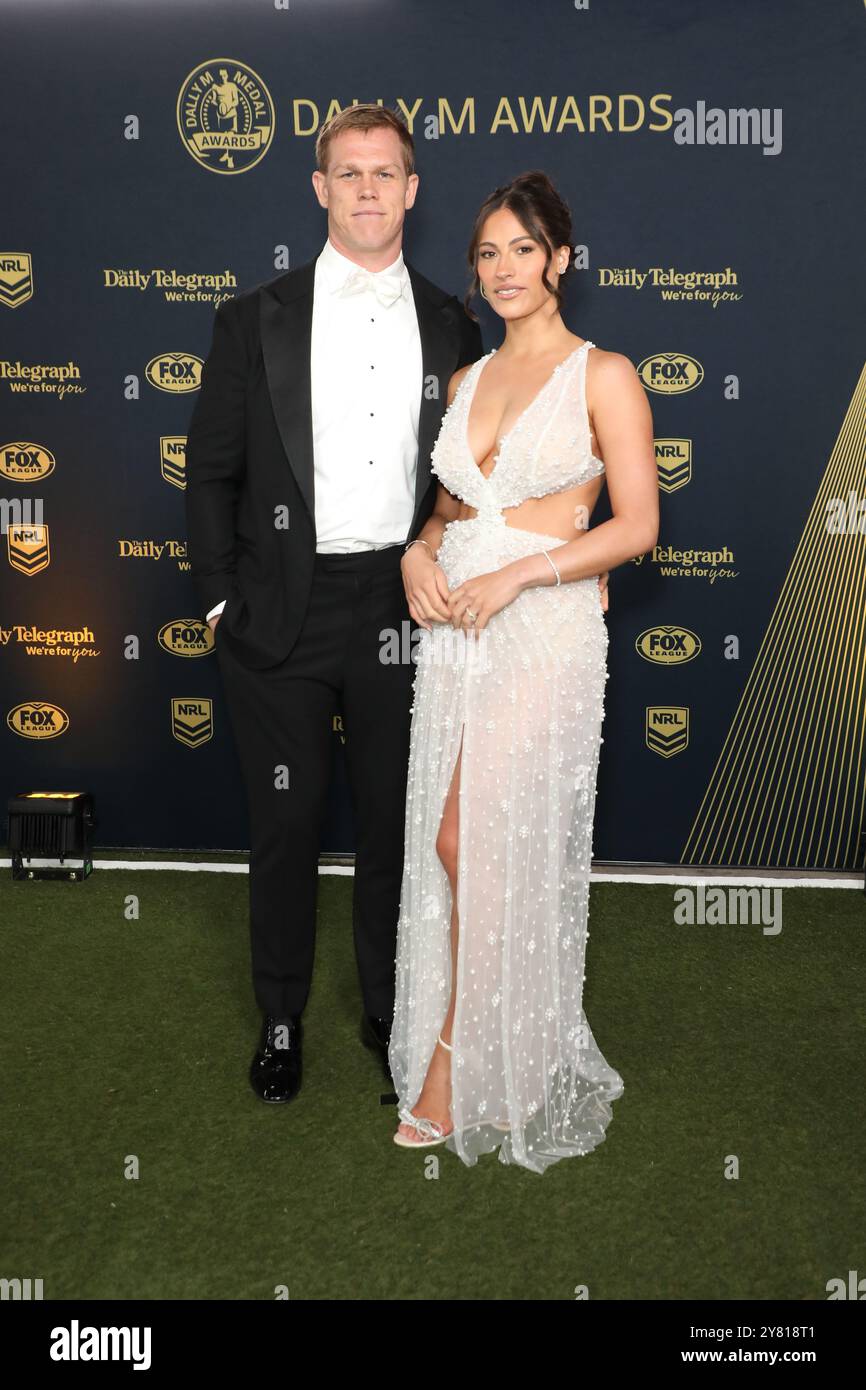 Sydney, Australia. 2nd October 2024. Lindsay Collins of the Roosters ...