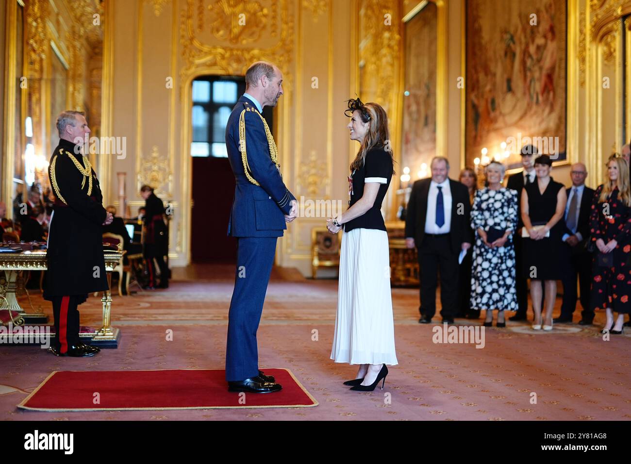 Miss Karen Carney, from Surbiton, Footballer, is made an Officer of the ...