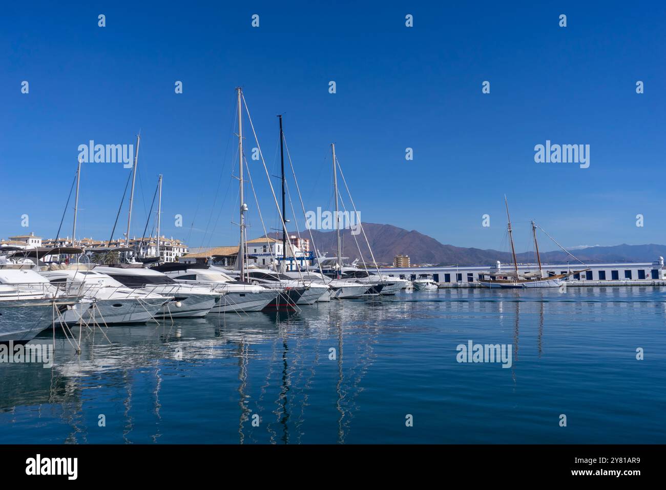 port of La Duquesa in the municipality of Manilva, Andalusia Stock ...
