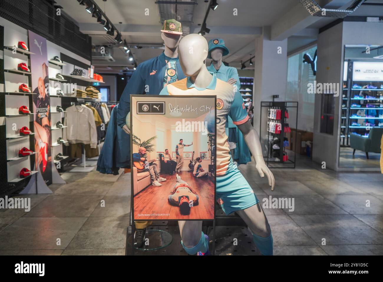 London, UK. 2 October 2024 .The Manchester City Fourth Kit for 2024-25 ...