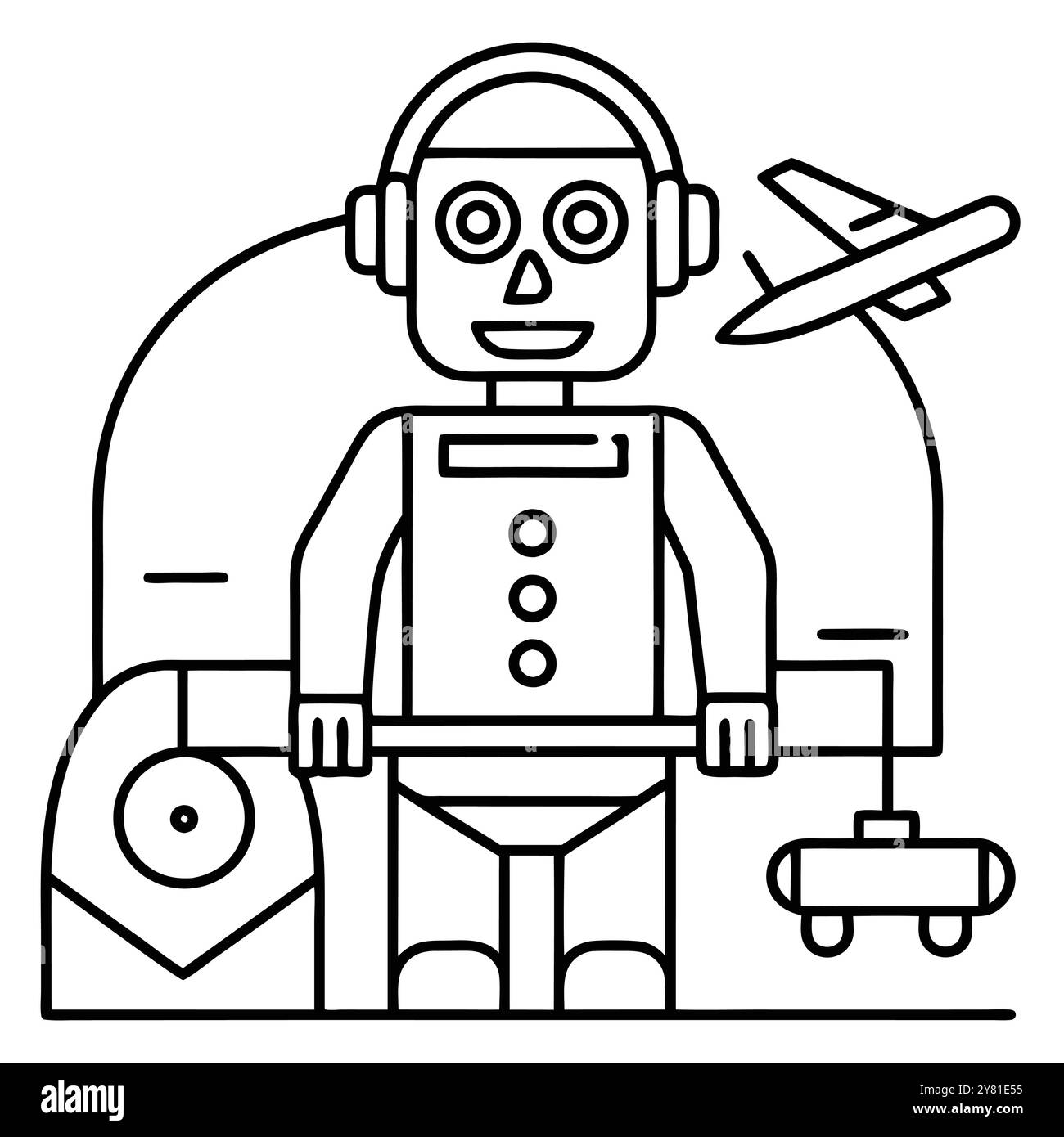 Ai airport Stock Vector Images - Alamy