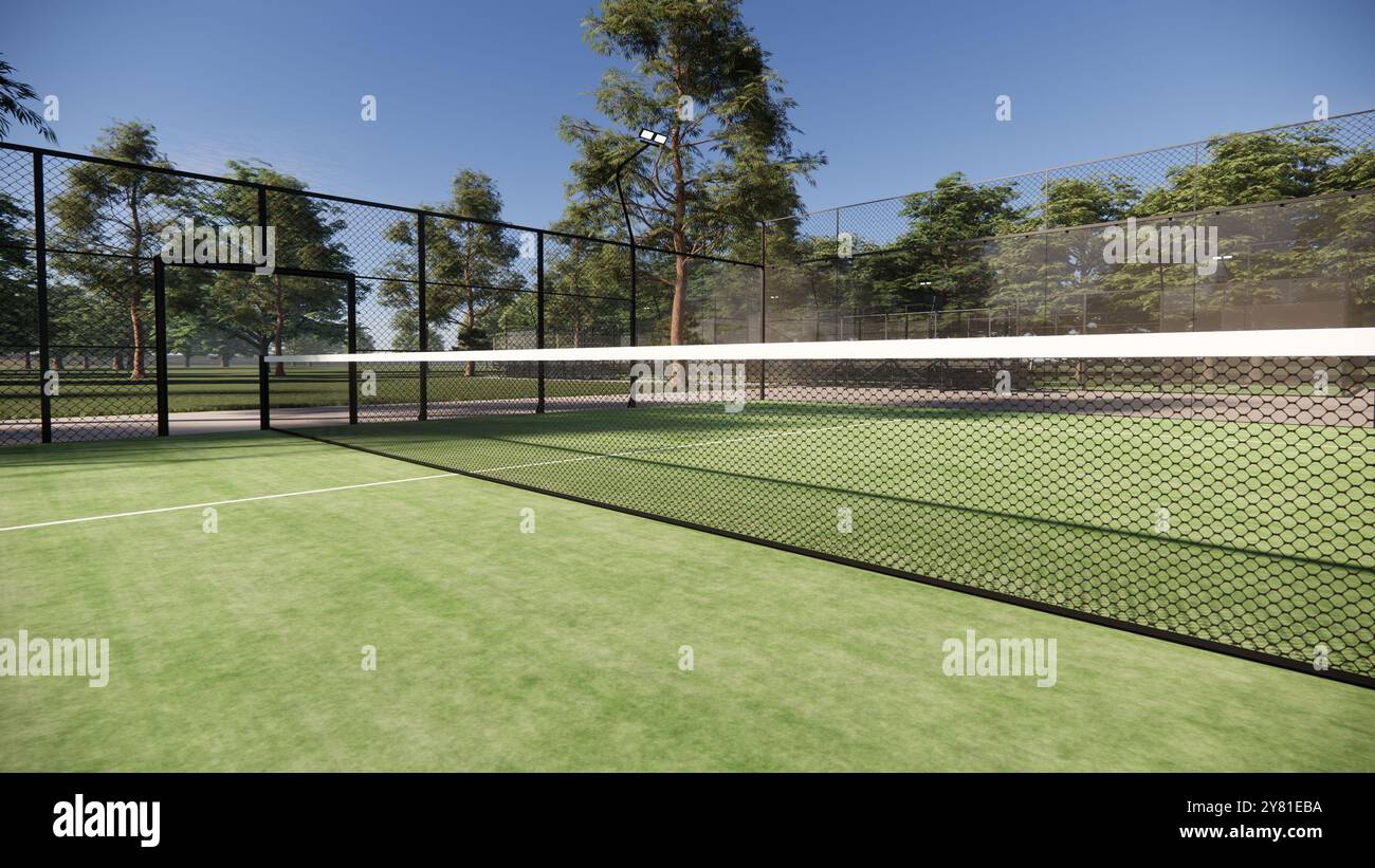 padel tennis net Stock Photo - Alamy
