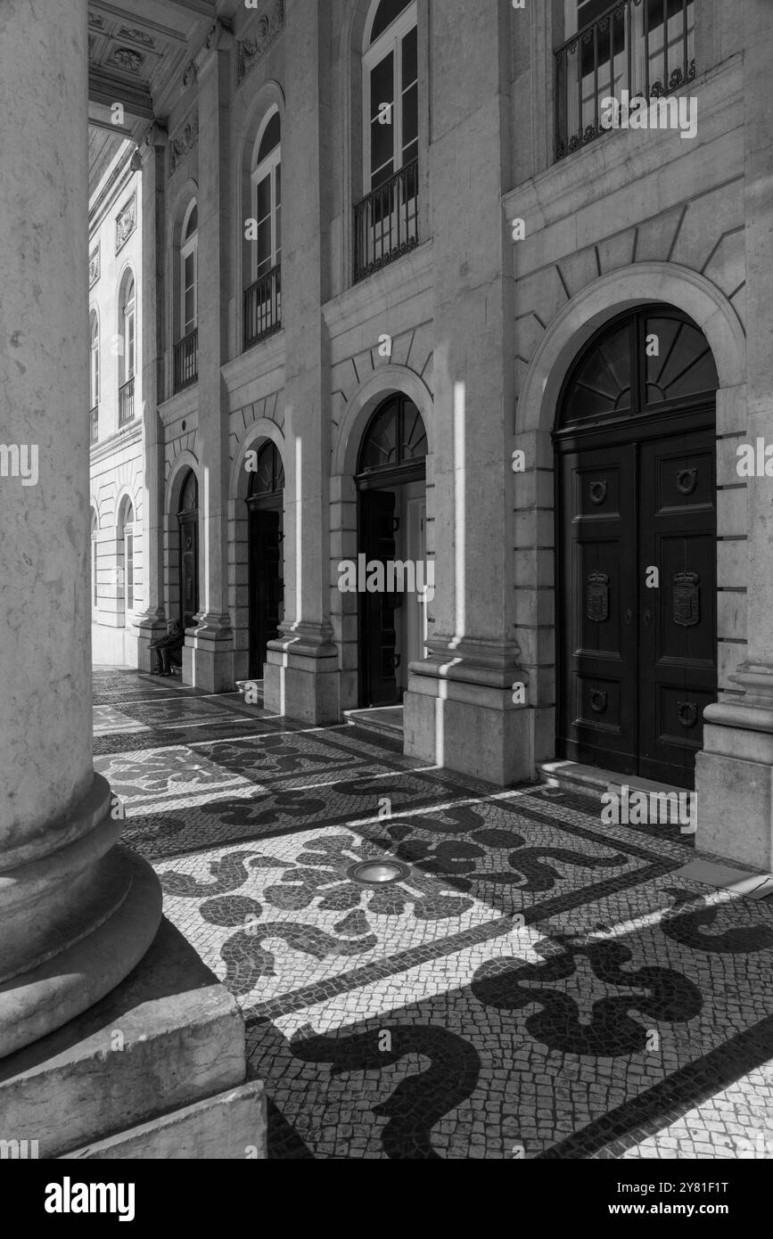 Historic lisbon street Black and White Stock Photos & Images - Alamy