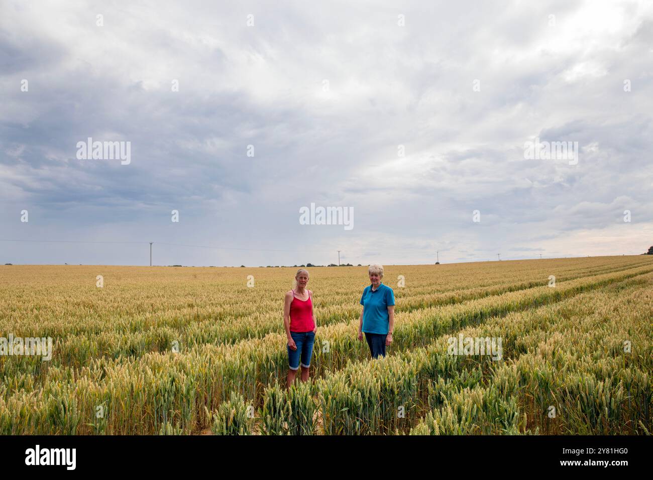 Neighbours Donna Callaghan (red shirt) and Jen Cooper who live aside of ...