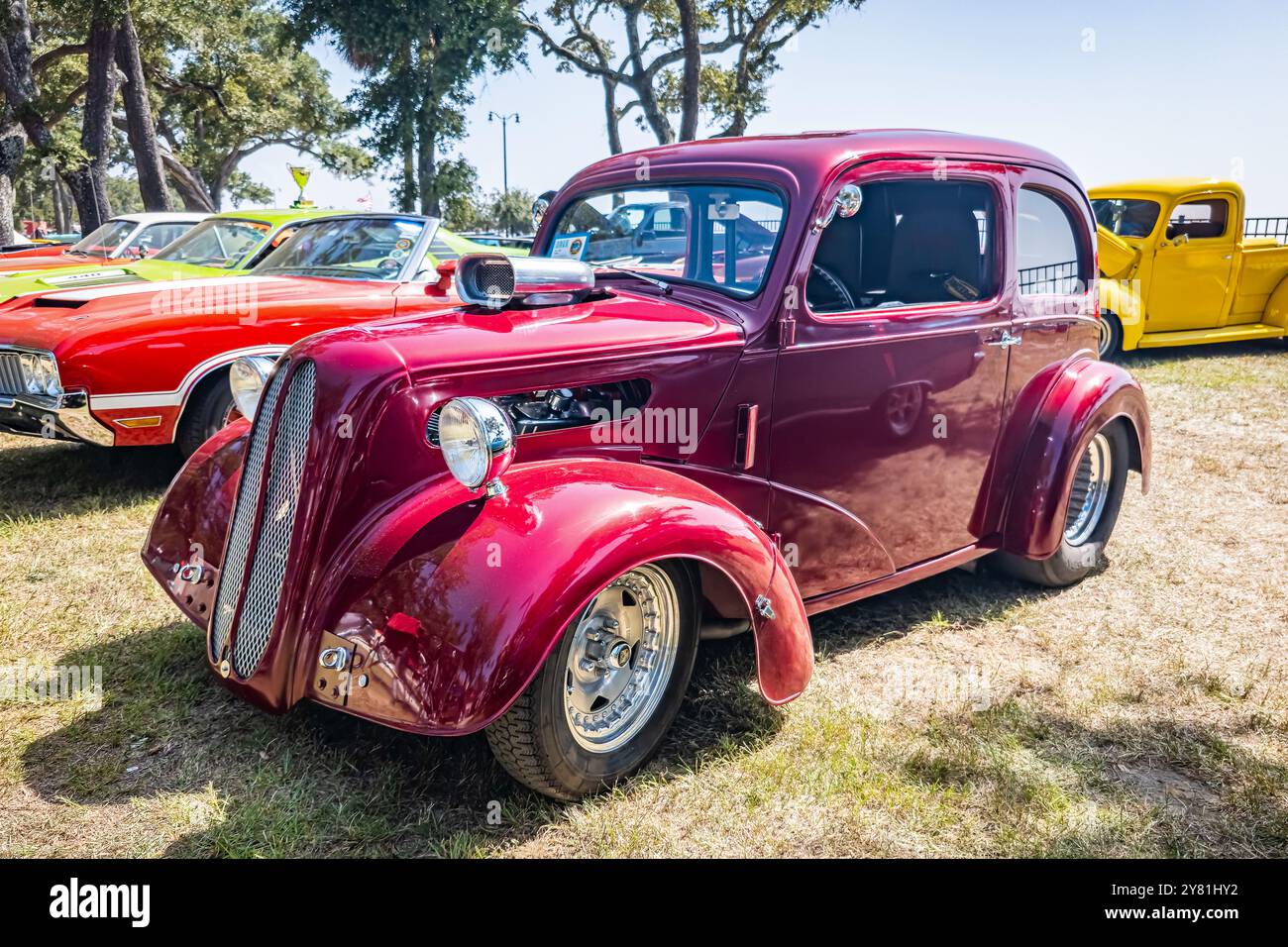 Gulfport, MS - October 03, 2023: High perspective front corner view of ...