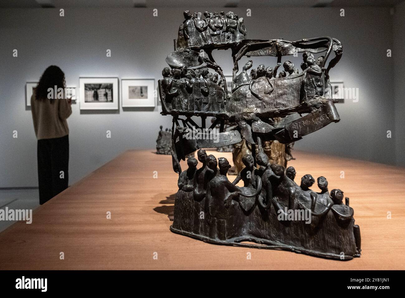 London, UK. 2 October 2024. 'Untitled (Andolan)', 1986, by Meera ...