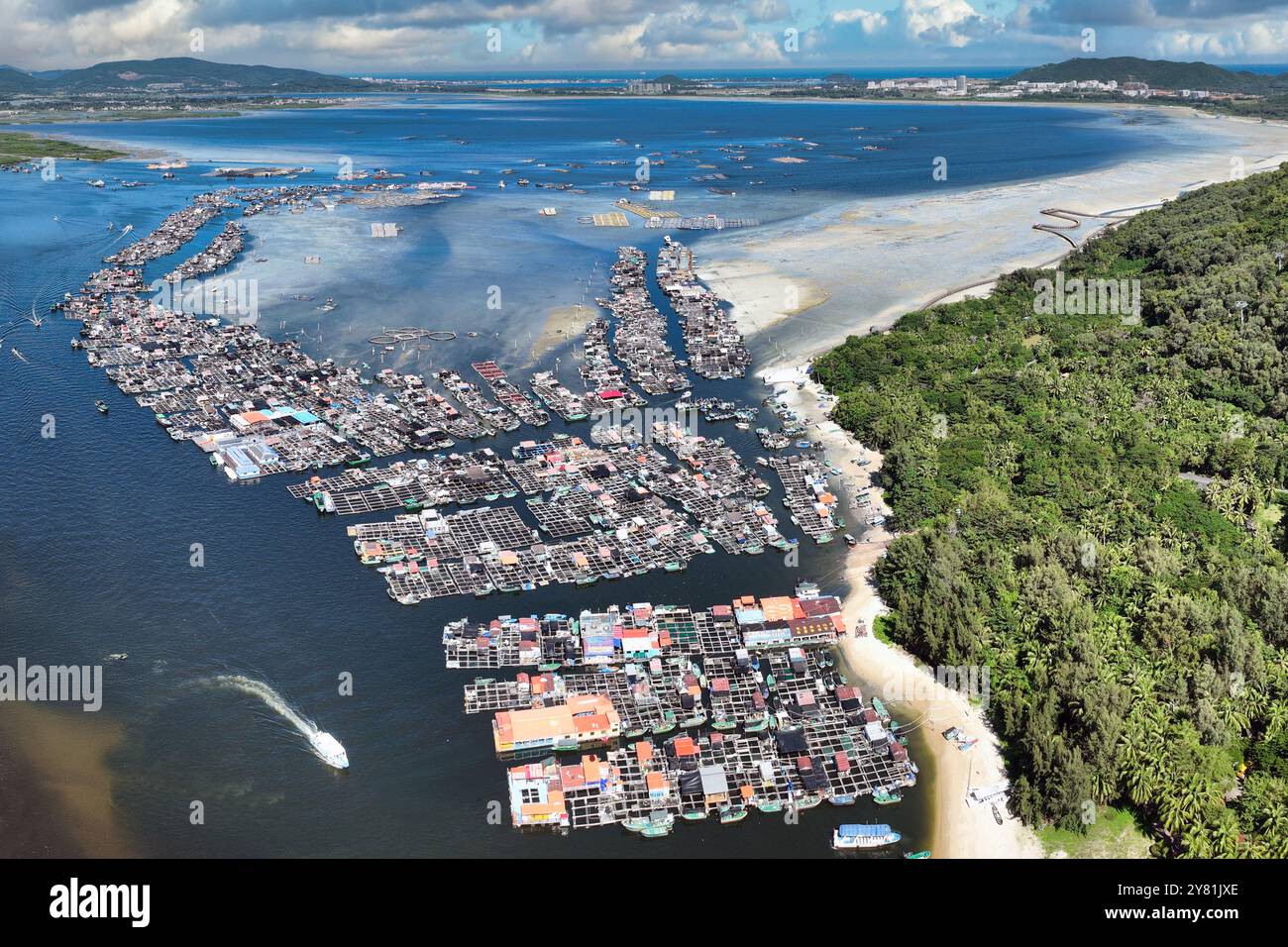 Aerial view of Tanka Village in Hainan, China Stock Photo - Alamy